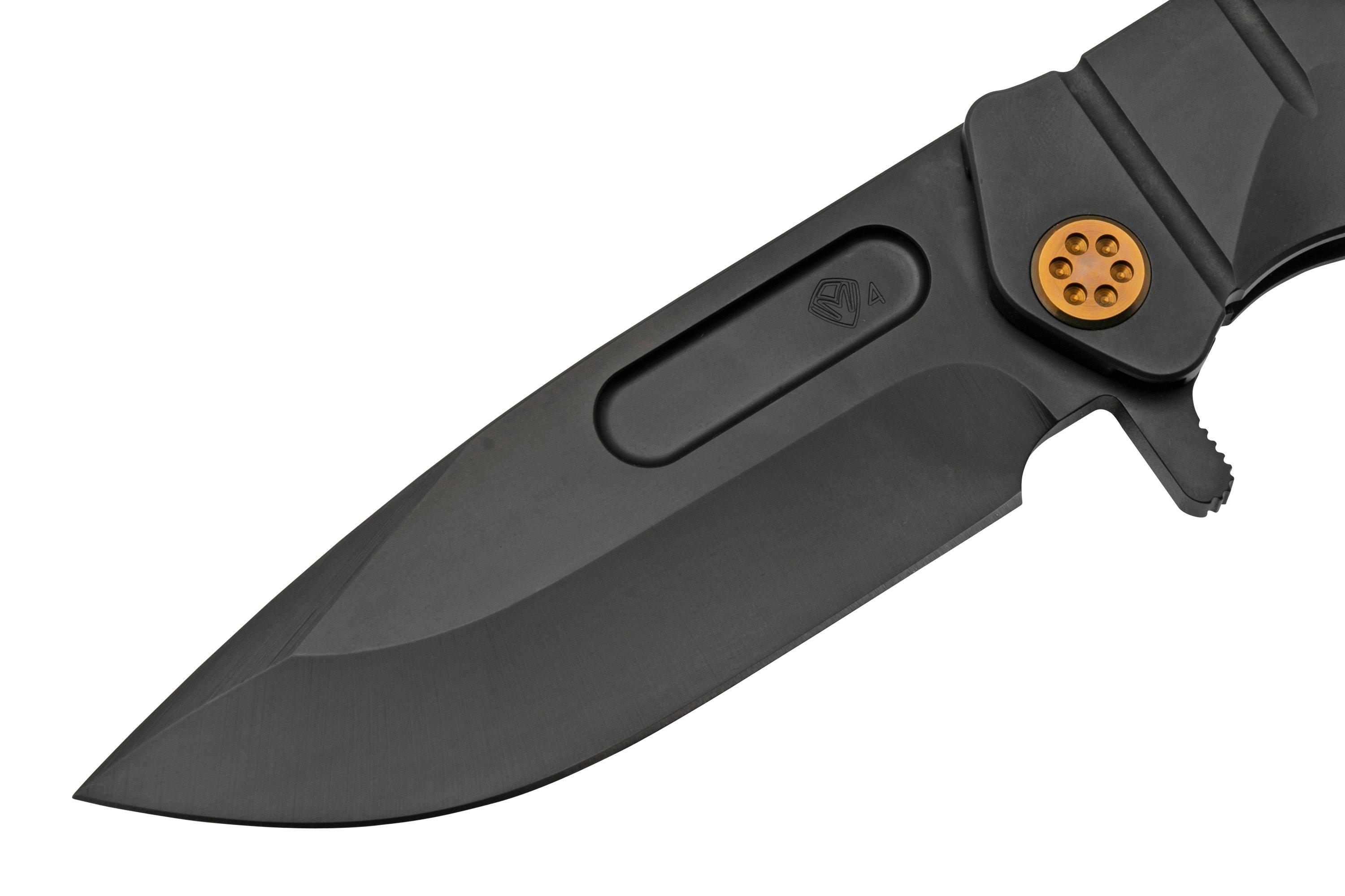 Medford USMC Fighter Flipper, S45VN PVD, Bronze Hardware, pocket knife ...