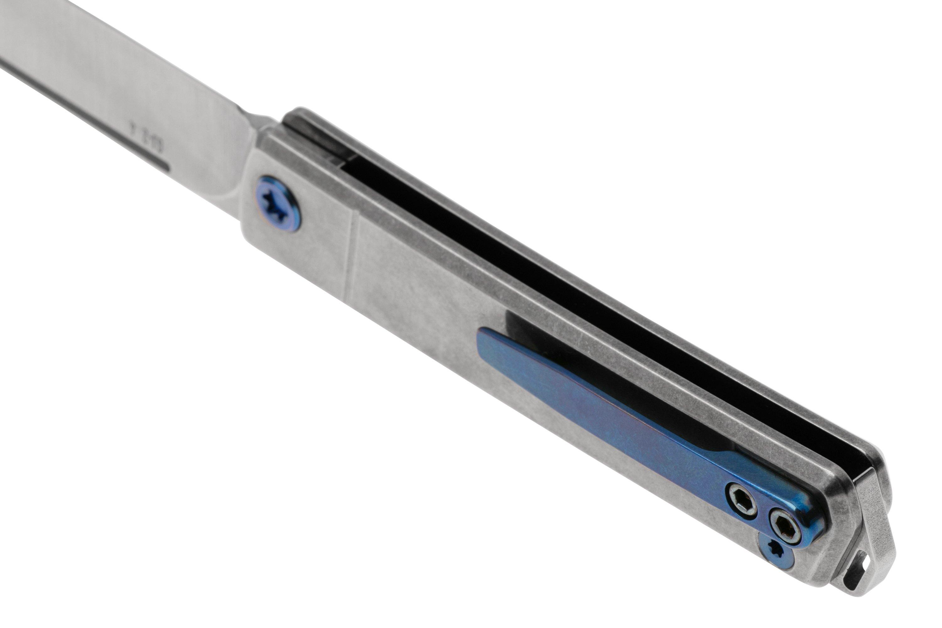 Medford Gentleman Jack 24-GJ-01, Tumbled S45VN Droppoint Blade, Tumbled ...