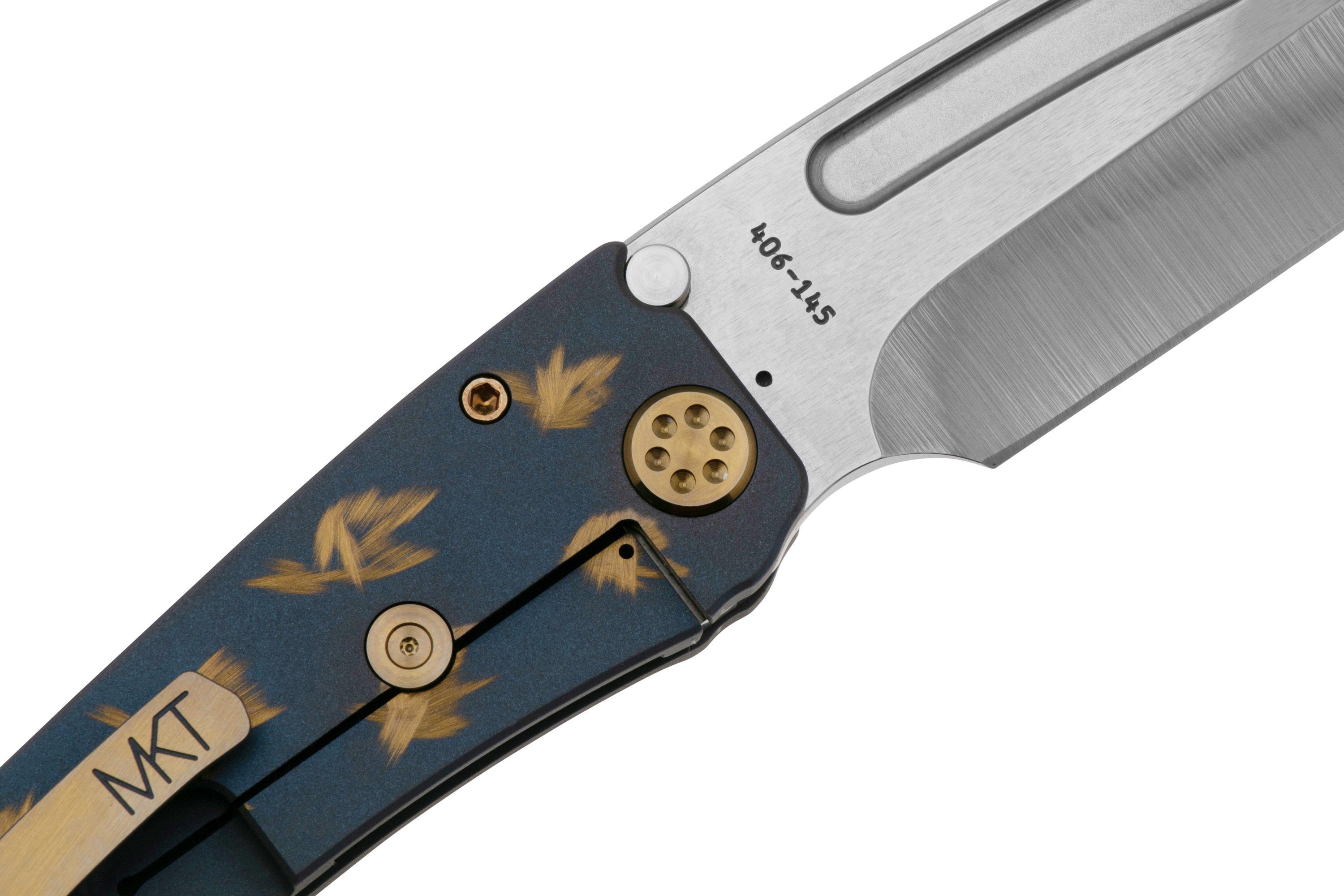 Medford Marauder H, S45VN Satin Tanto Blade, Birds Of Paradise Handle ...