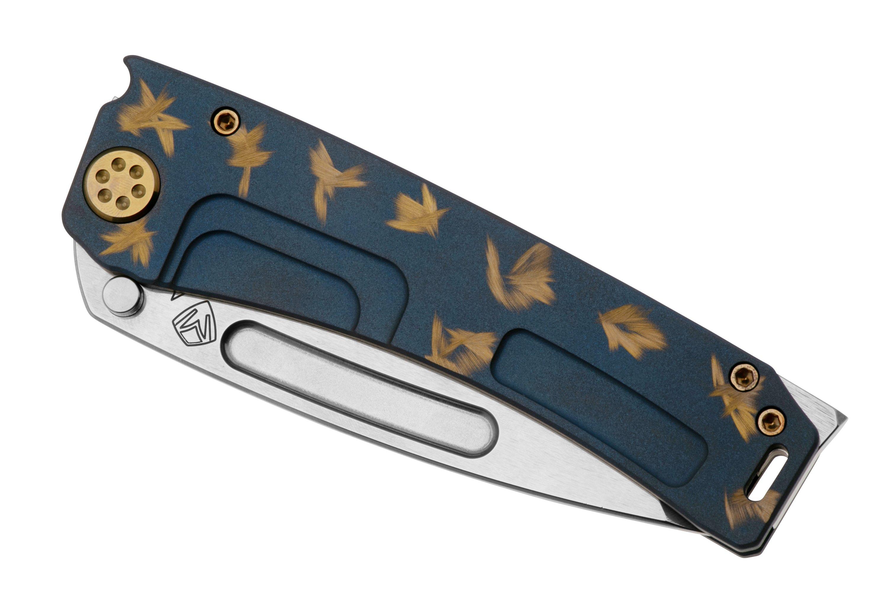 Medford Marauder H, S45VN Satin Tanto Blade, Birds Of Paradise Handle ...