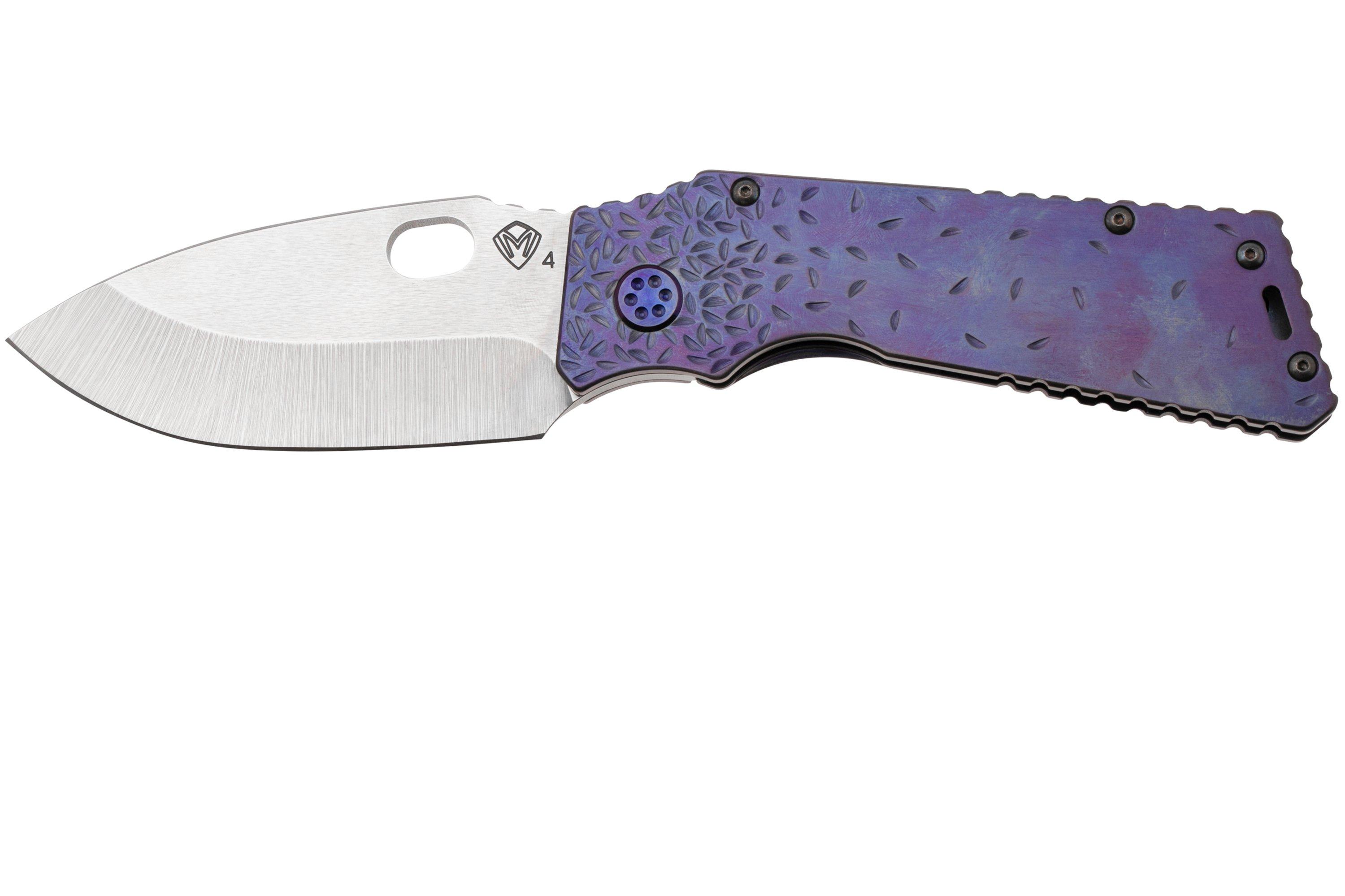 Nóż składany Medford TFF-1, S45VN Tumbled, Violet Jasmine Fade Falling ...