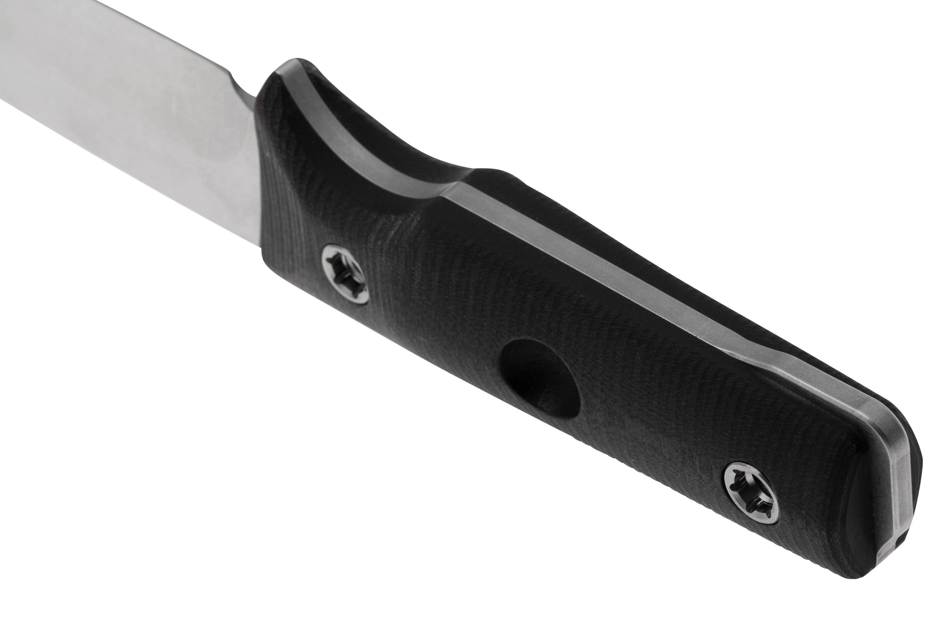 Medford Pro The San 24-TS-01, CPM 3V Tumbled Blade, Black G10 Handles ...