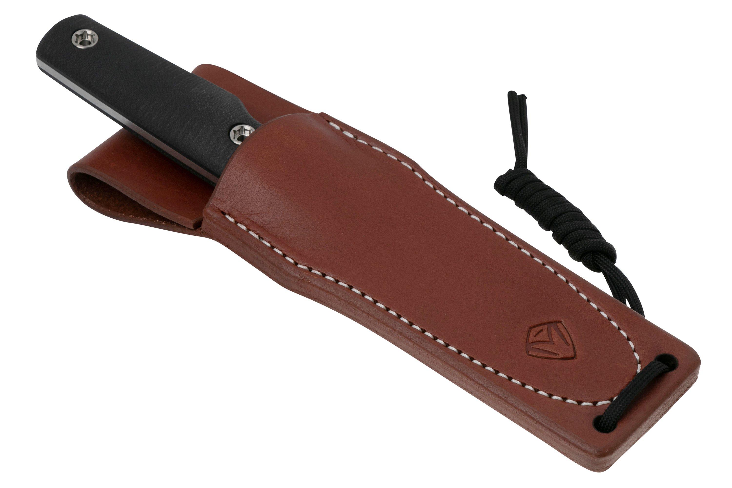 Medford Pro The San 24-TS-01, CPM 3V Tumbled Blade, Black G10 Handles ...