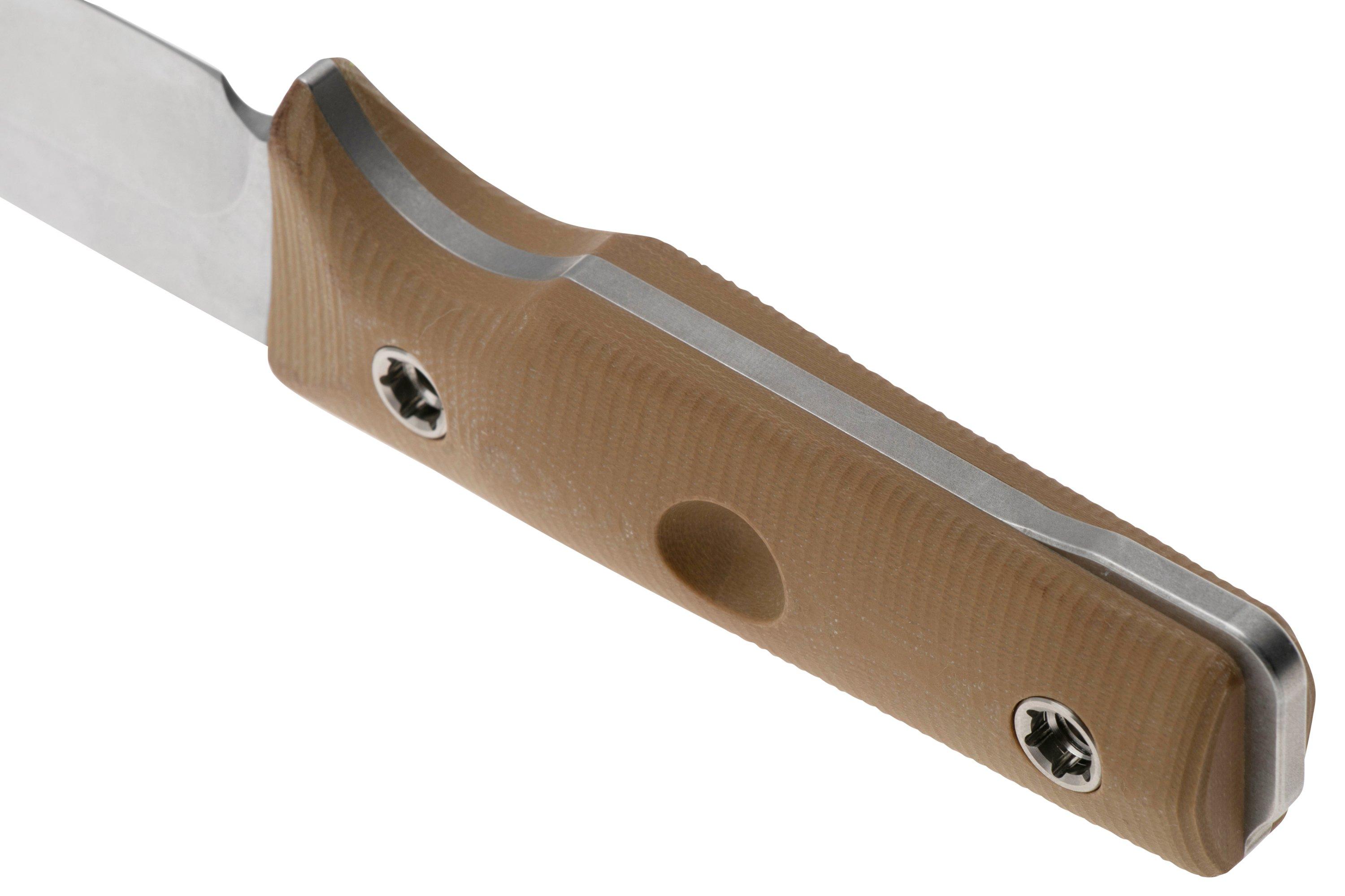 Medford Pro The San 24-TS-02, CPM 3V Tumbled Blade, Coyote G10 Handles ...