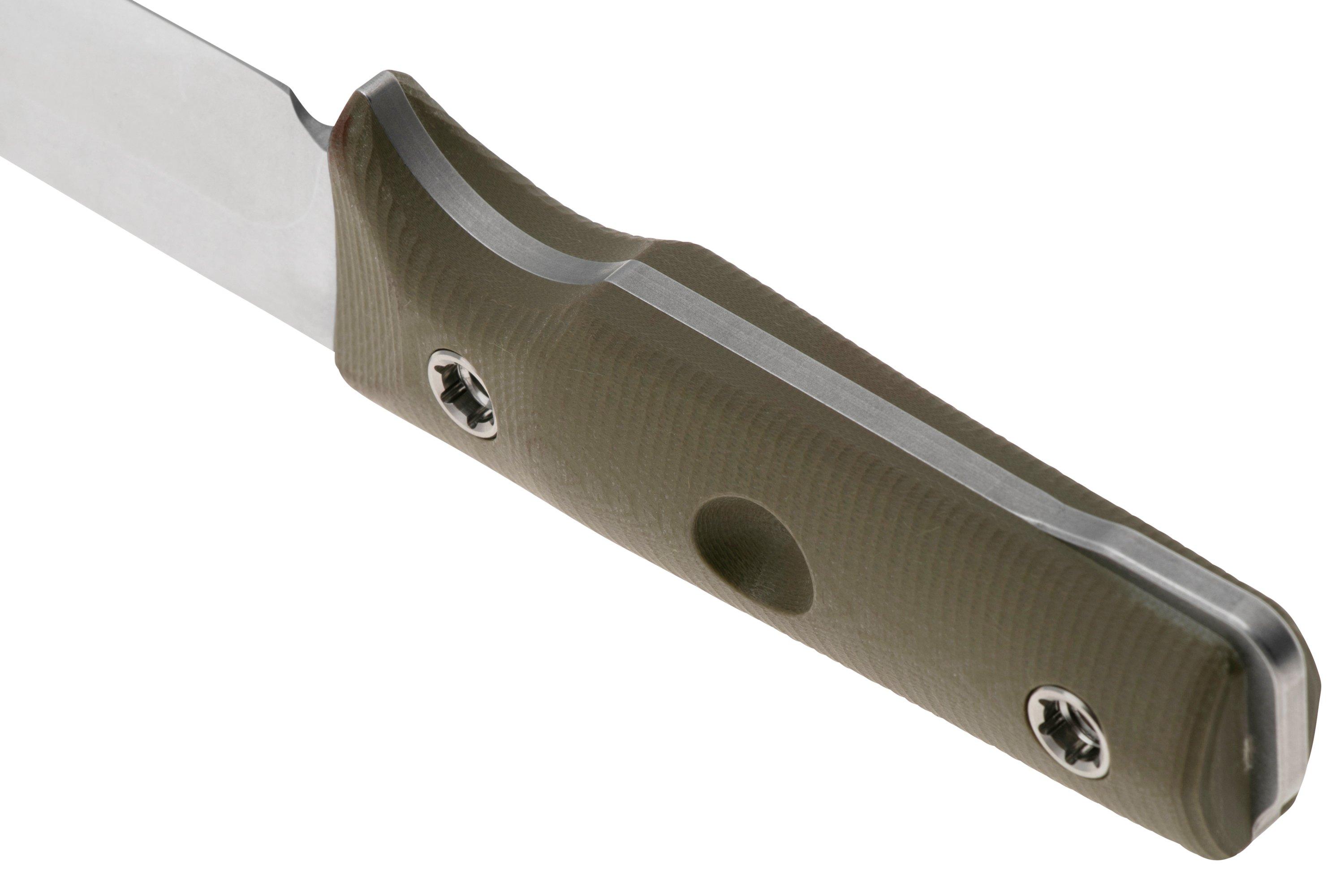 Medford Pro The San 24-TS-03, CPM 3V Tumbled Blade, OD Green G10 ...