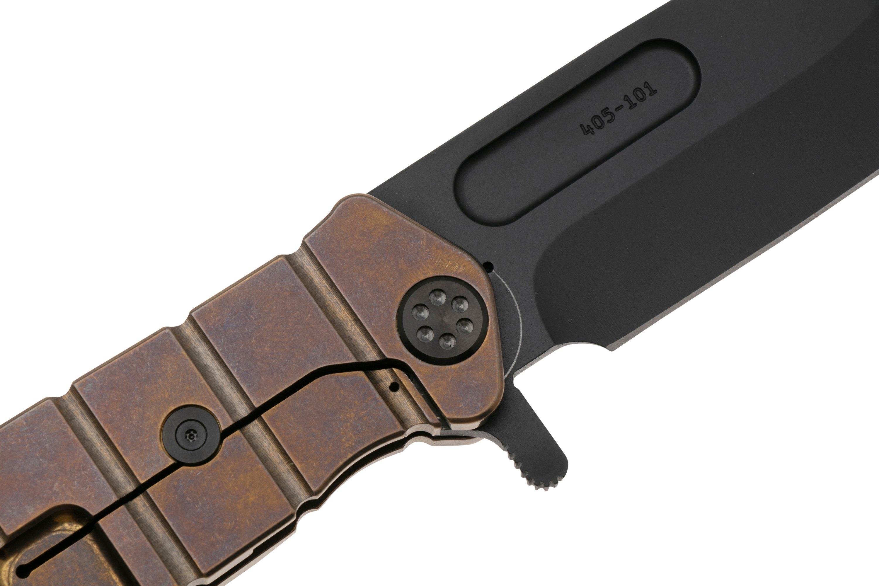 Medford USMC Fighter Flipper 24-UFF-02 CPM S45VN DLC Blade, Bronze ...