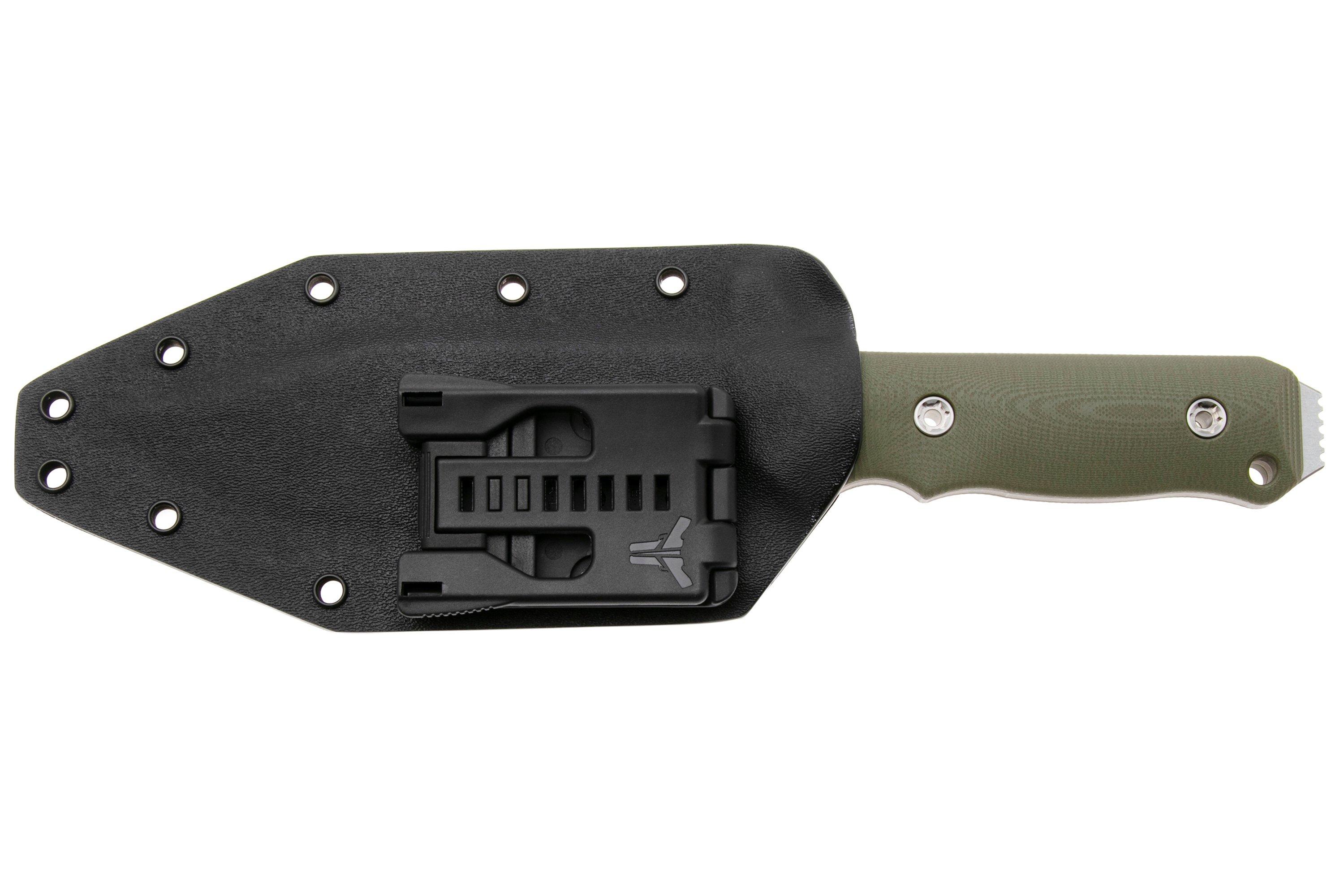 Medford AIO-2, Tumbled CPM 3V Blade, OD-Green G10, Survival Messer ...