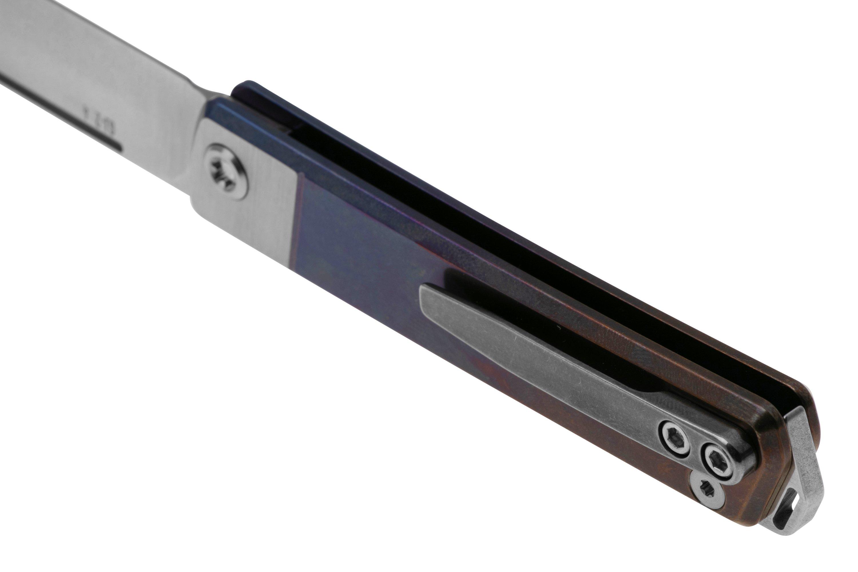 Medford Gentleman Jack 2, 25-GJ-01, S45VN Tumbled Droppoint Blade, Brz ...