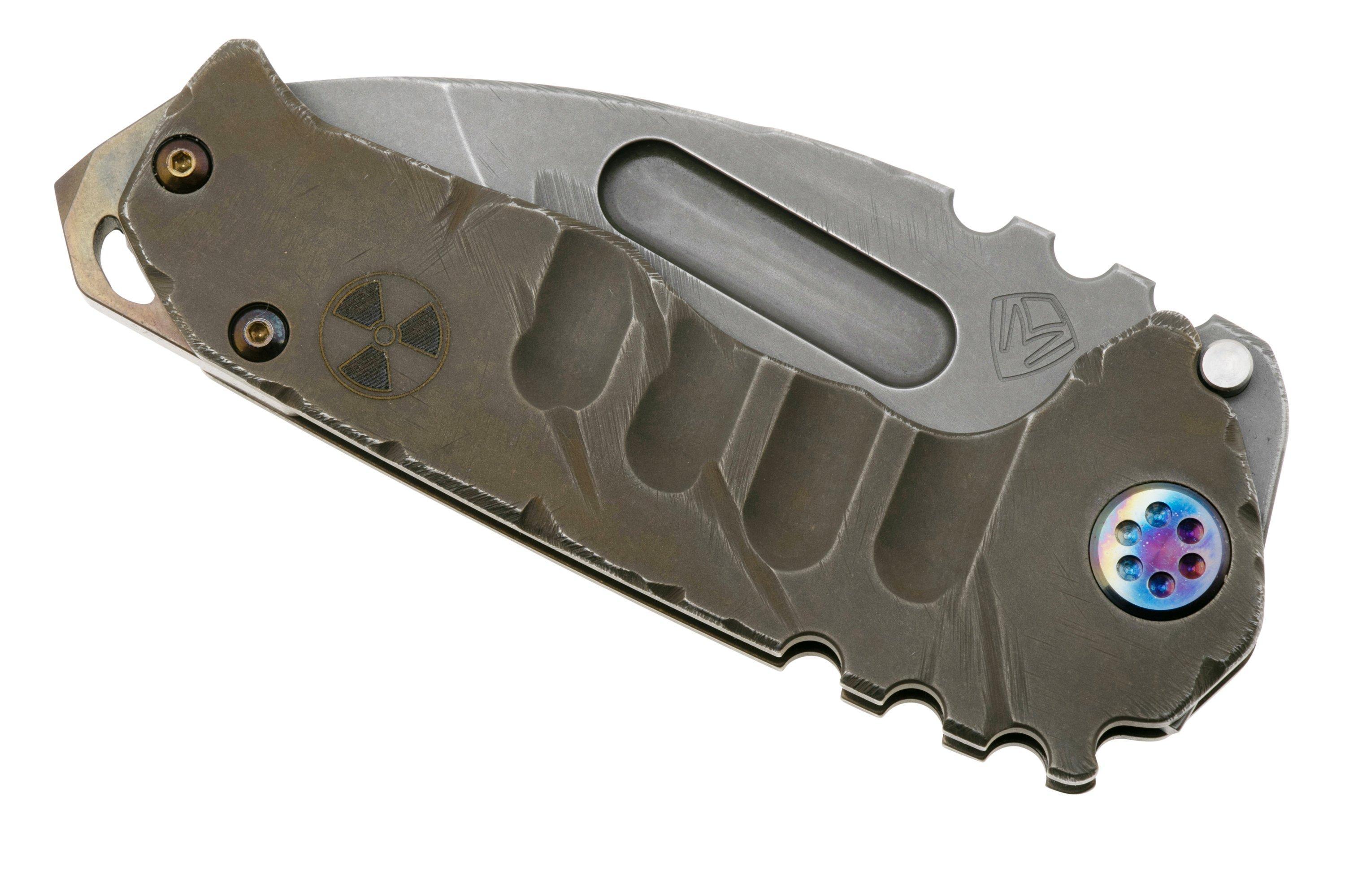 Medford Praetorian Genesis T 25-GNT-03 S45VN Fallout Tanto Blade, Fallout Handles, Flamed ...