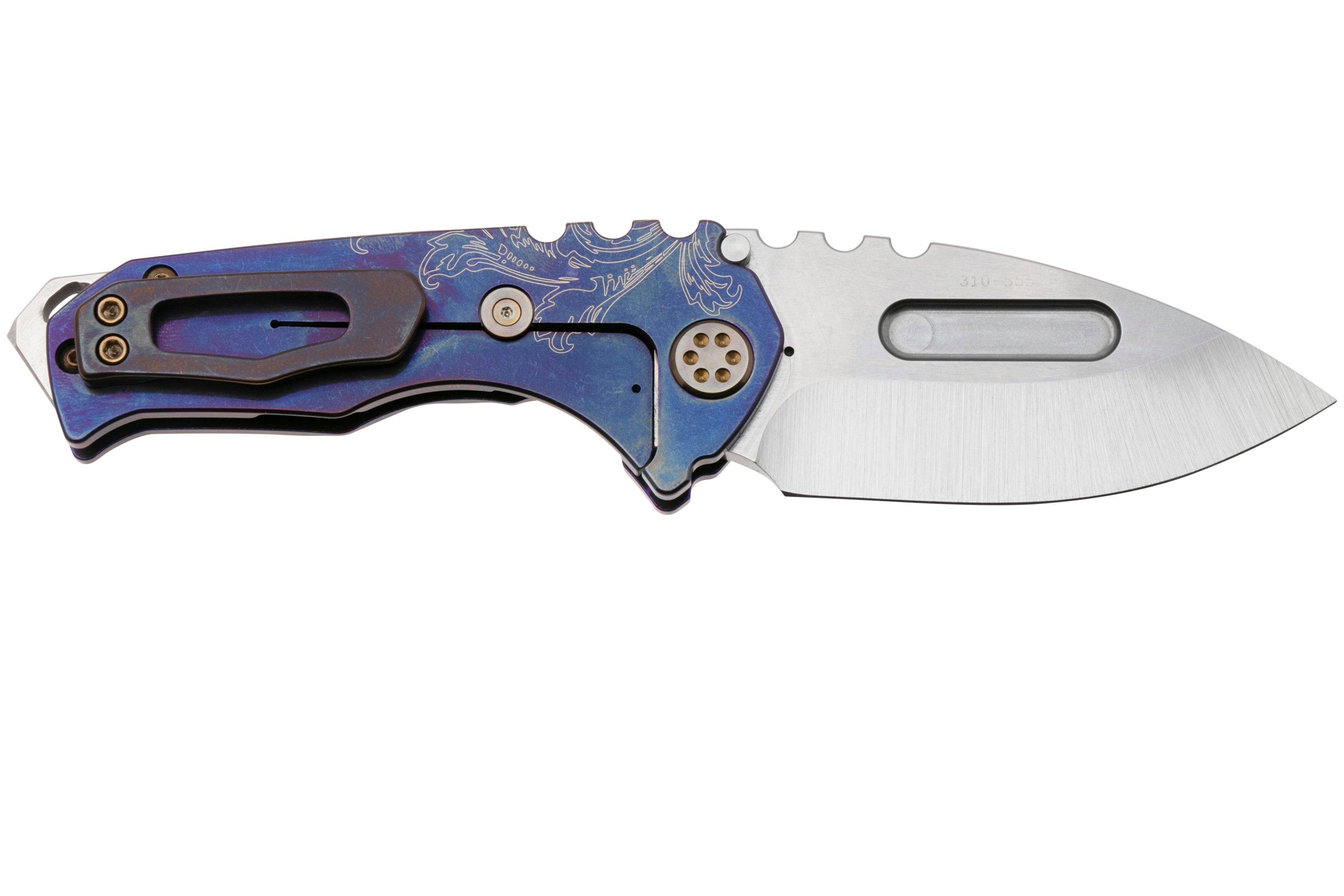 Medford Praetorian Genesis T 25-GNT-04 S45VN Tumbled Drop Point Blade ...