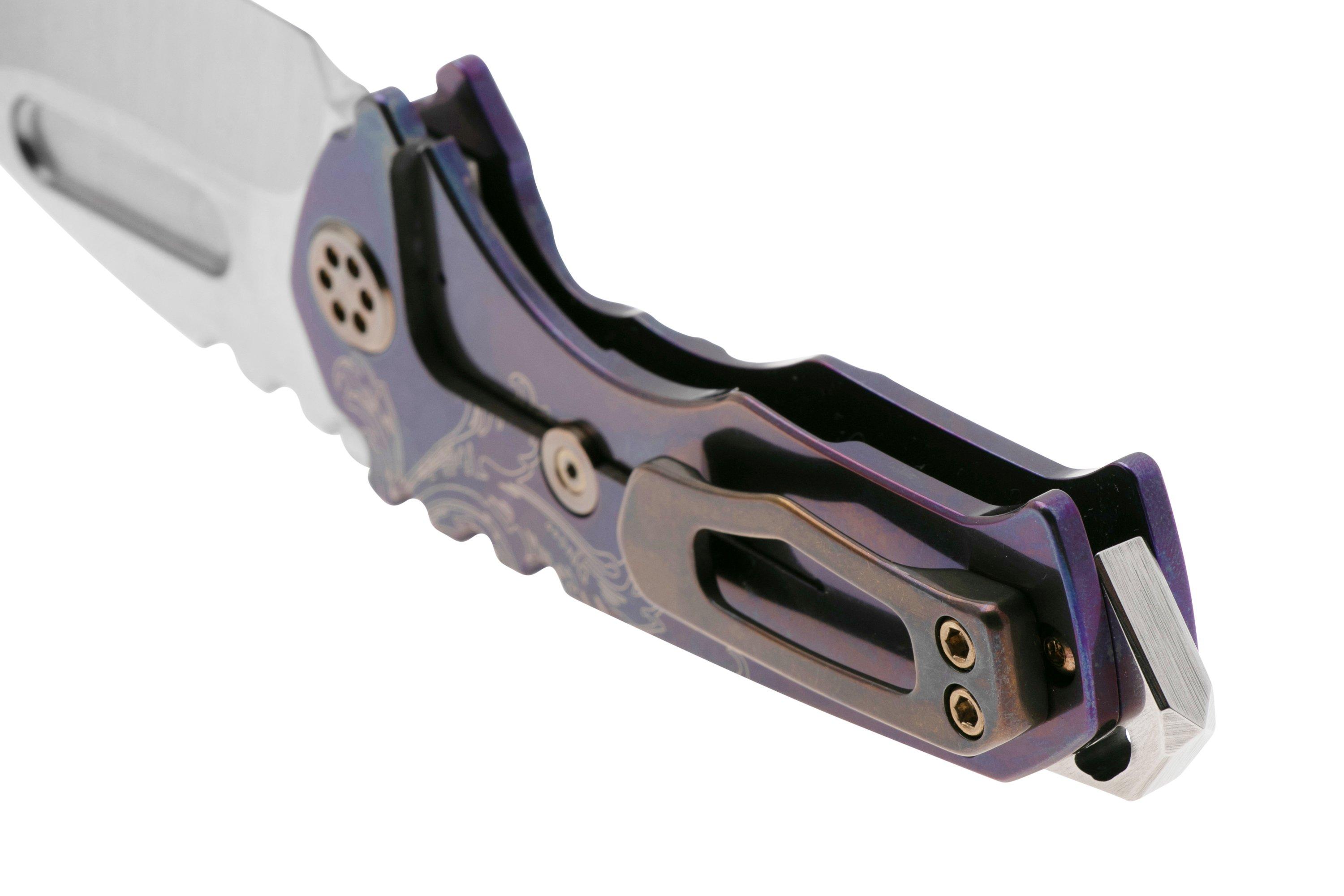 Medford Praetorian Genesis T 25-GNT-04 S45VN Tumbled Drop Point Blade ...