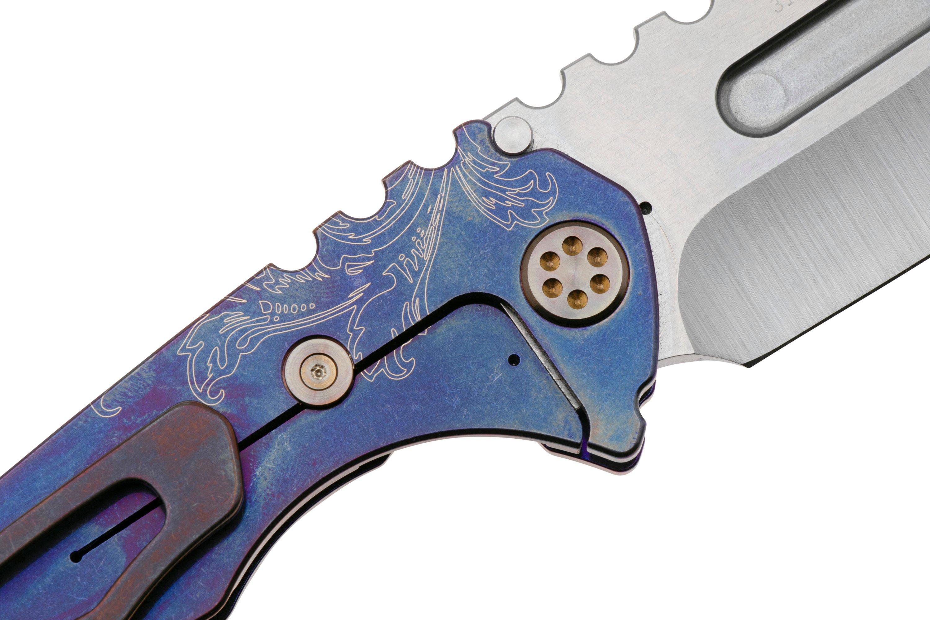 Medford Praetorian Genesis T 25-GNT-04 S45VN Tumbled Drop Point Blade ...