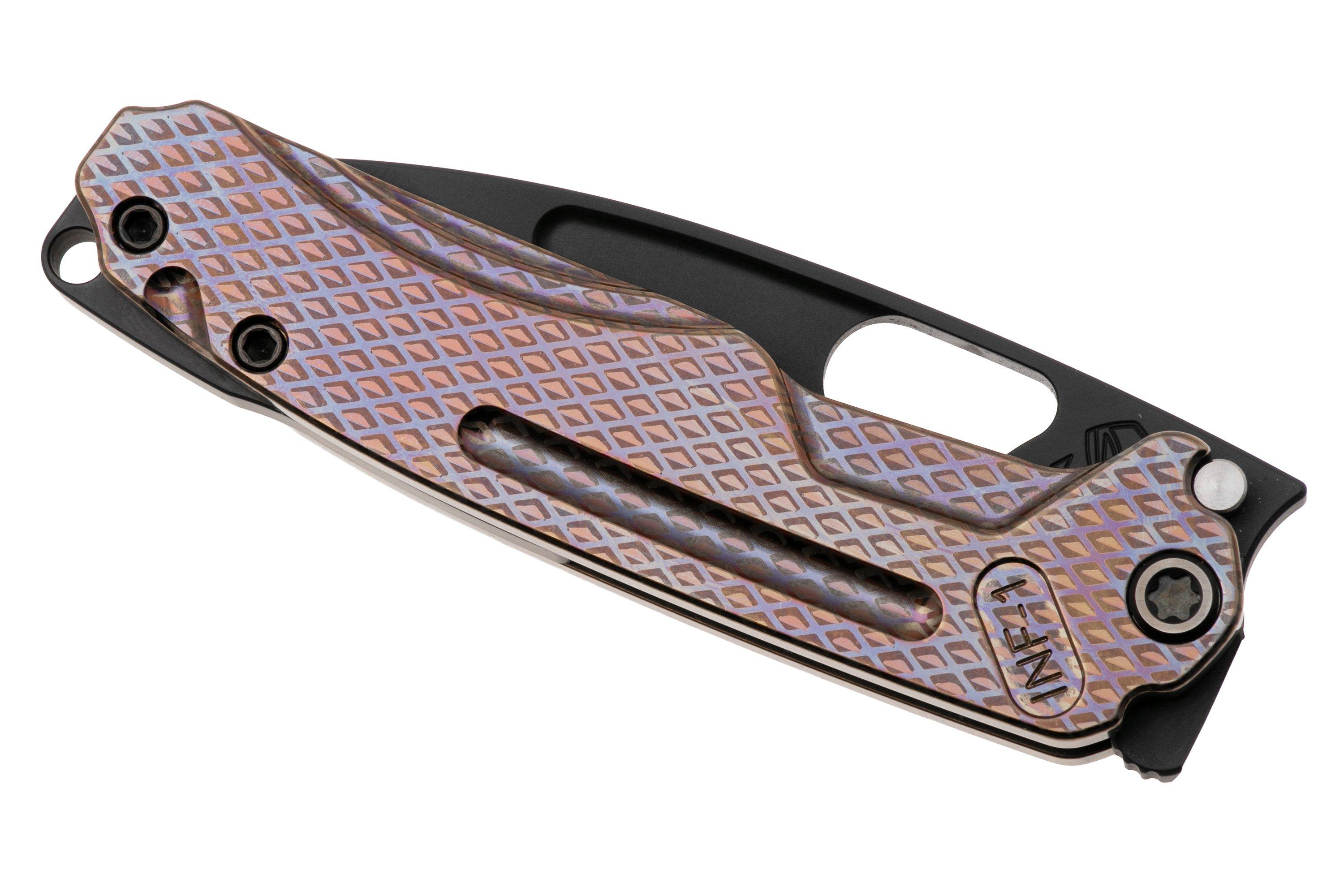 Medford Infraction 25-INF-02, DLC S45VN, Bronze GunGrip Handle, Black ...