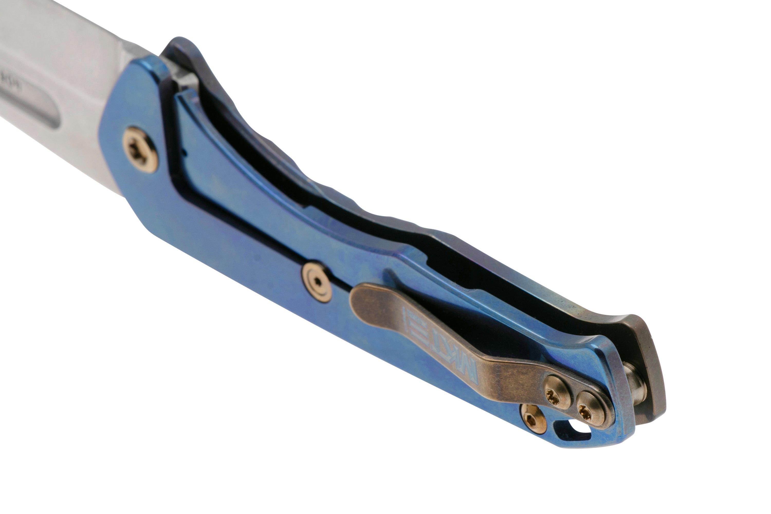 Medford Praetorian Slim 25-PS-01 S45VN Tumbled Drop Point Blade ...