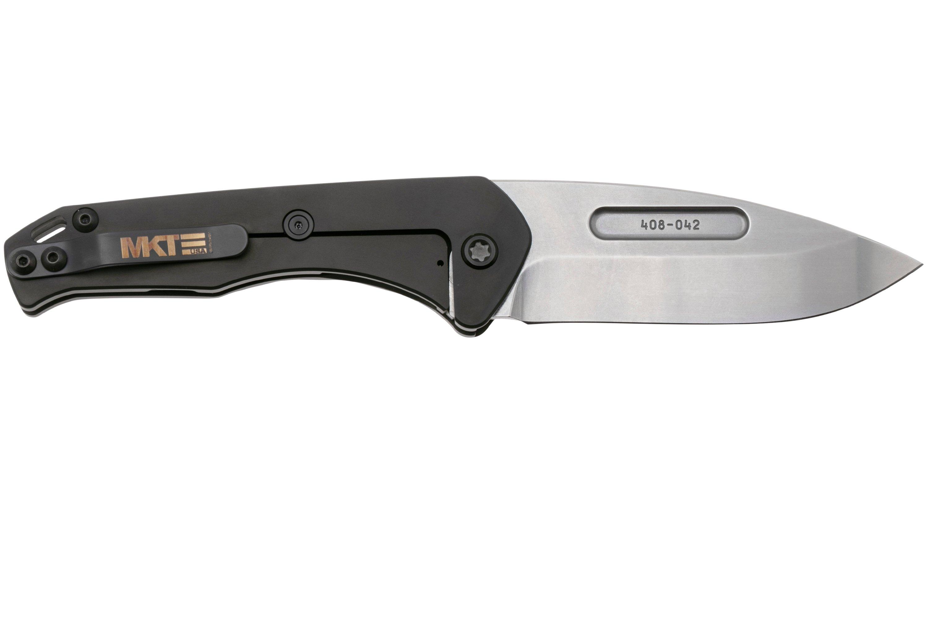 Medford Praetorian Slim 25-PS-02 S45VN Tumbled Drop Point Blade, DLC ...