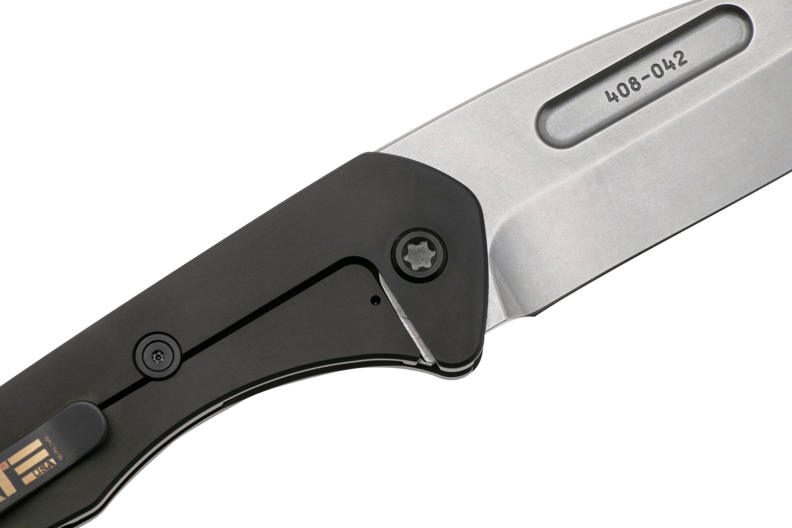 Medford Praetorian Slim 25-PS-02 S45VN Tumbled Drop Point Blade, DLC ...