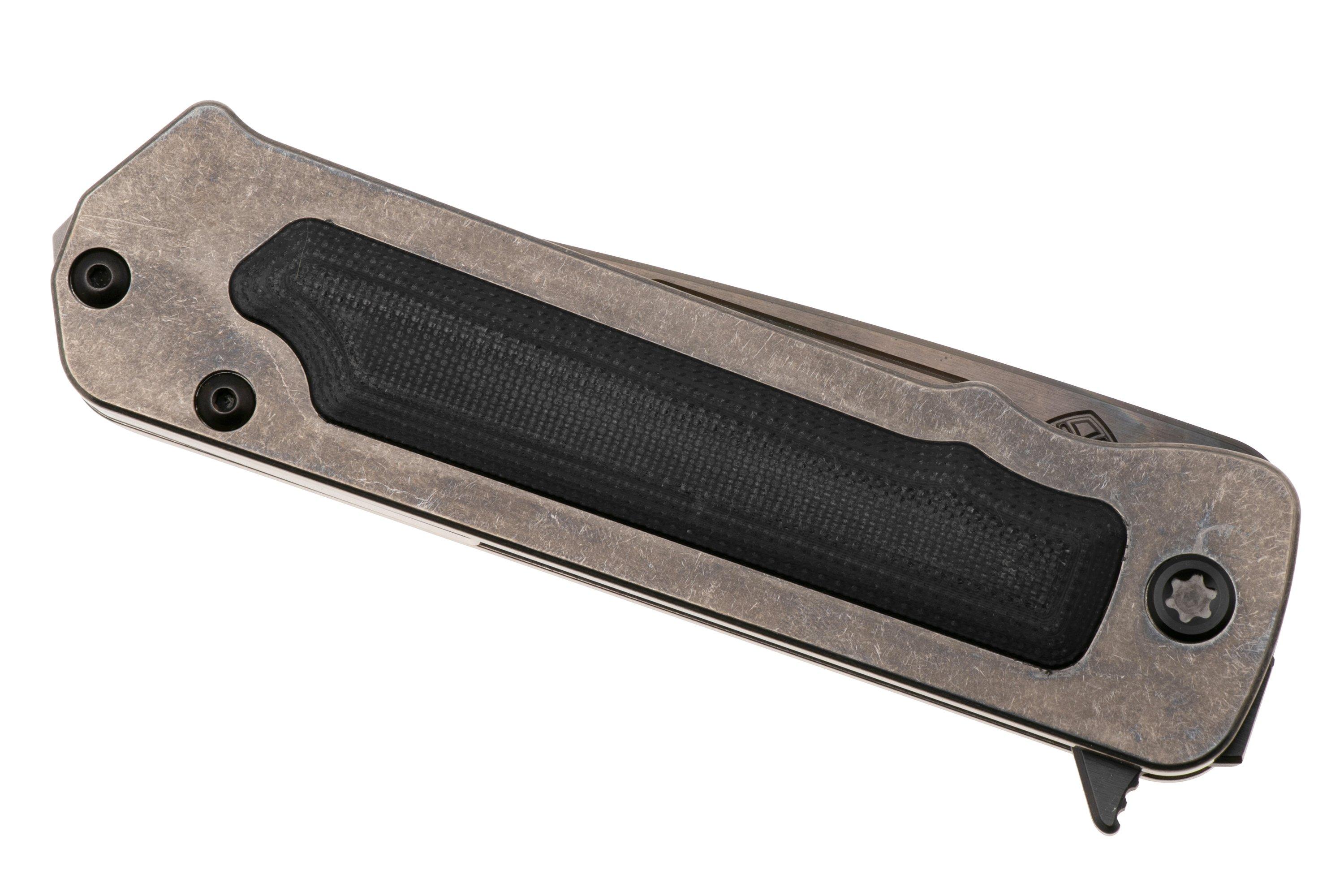Medford TFF-4 25-TFF4-03, Vulcan S45VN Tanto, Tumbled Titanium Handle ...