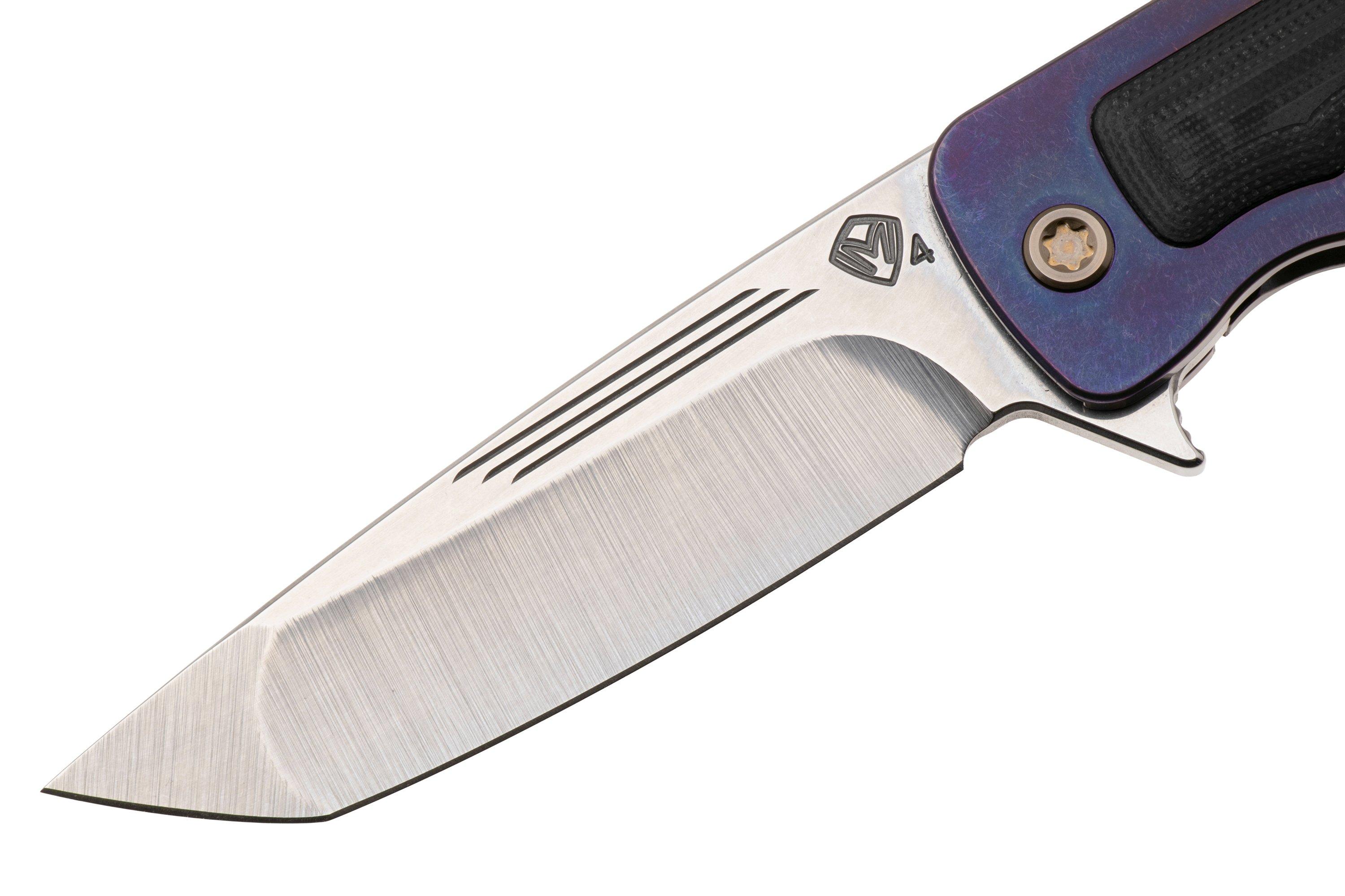 Medford TFF-4 25-TFF4-05, Tumbled S45VN Tanto, Brz-Vio Fade Titanium ...
