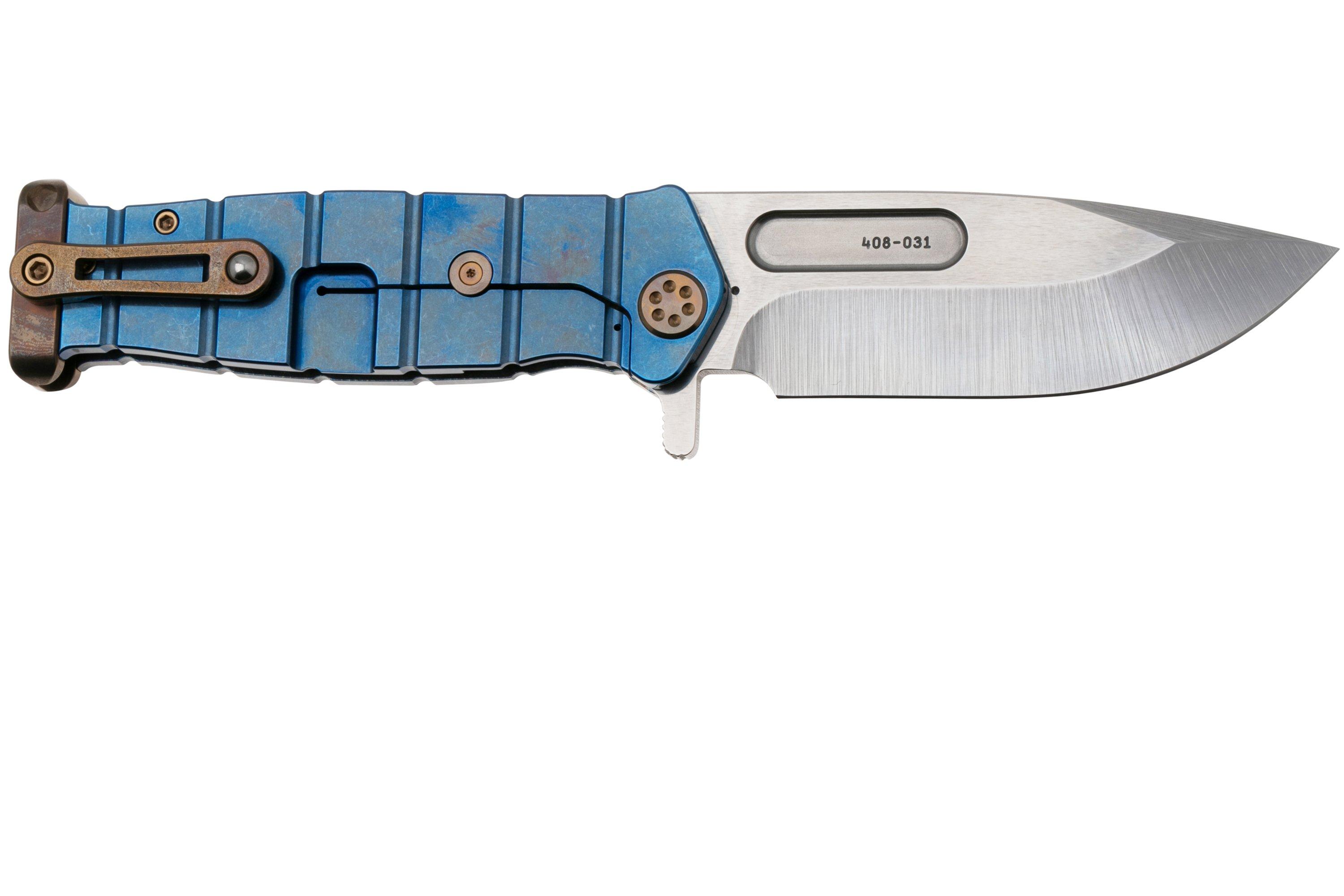 Medford USMC Fighter Flipper 25-UFF-02, S45VN Tumbled Blade, Acid ...