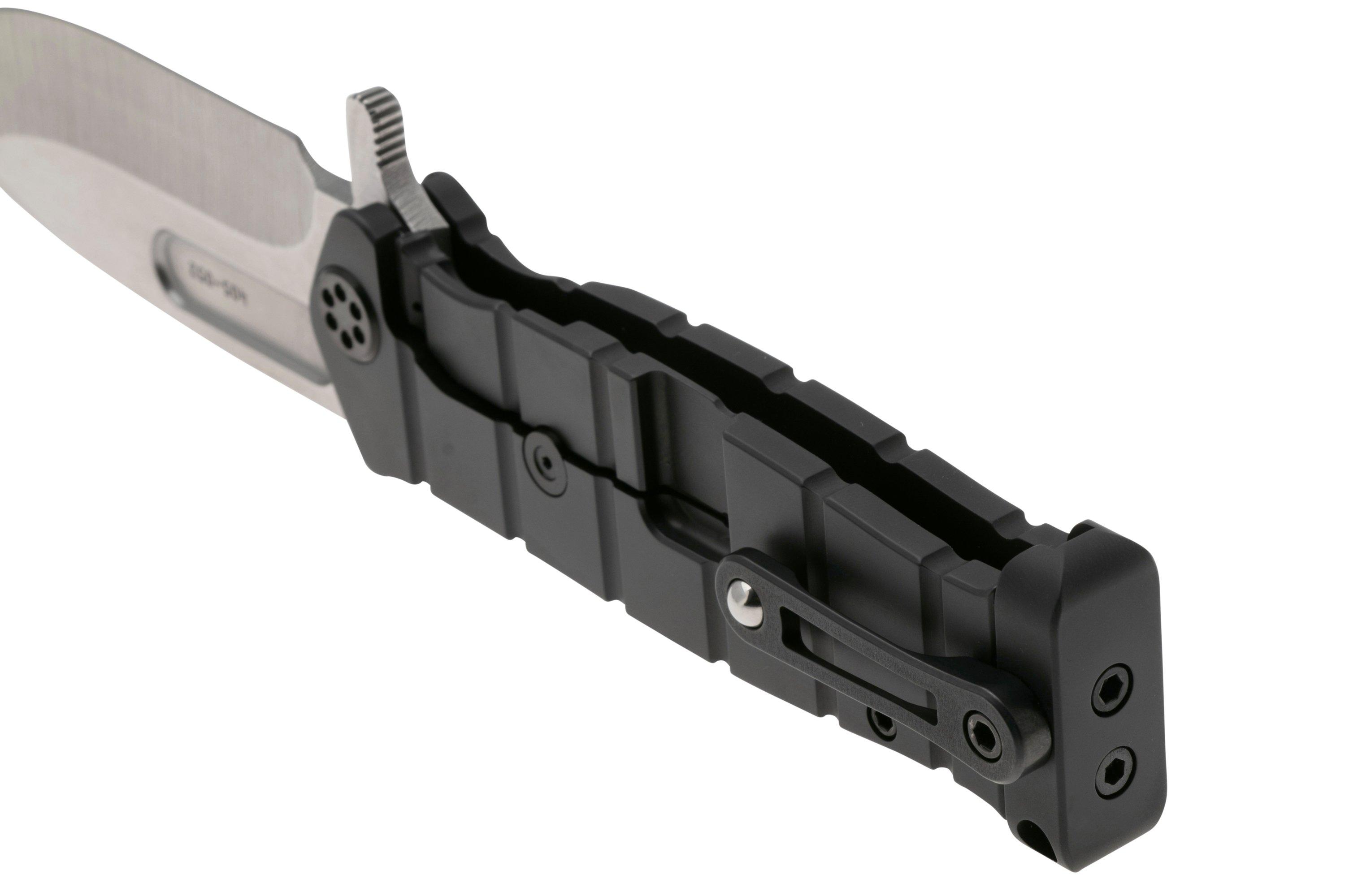 Medford USMC Fighter Flipper 25-UFF-04 S45VN Tumbled Blade, DLC Handles ...