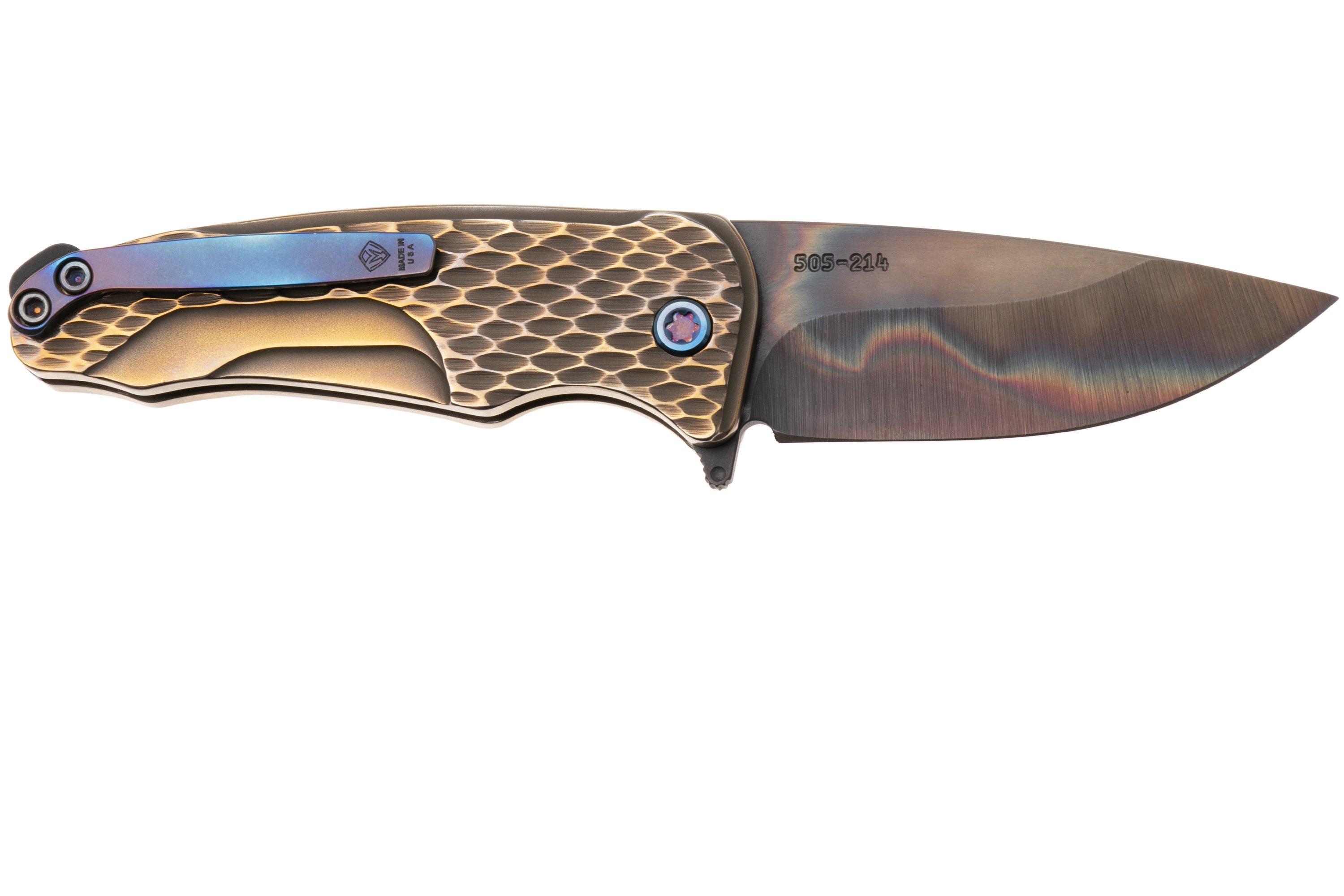 Medford Smooth Criminal Ti 26-SC-01, Vulcan S45VN, Bronze Dragon Skin ...