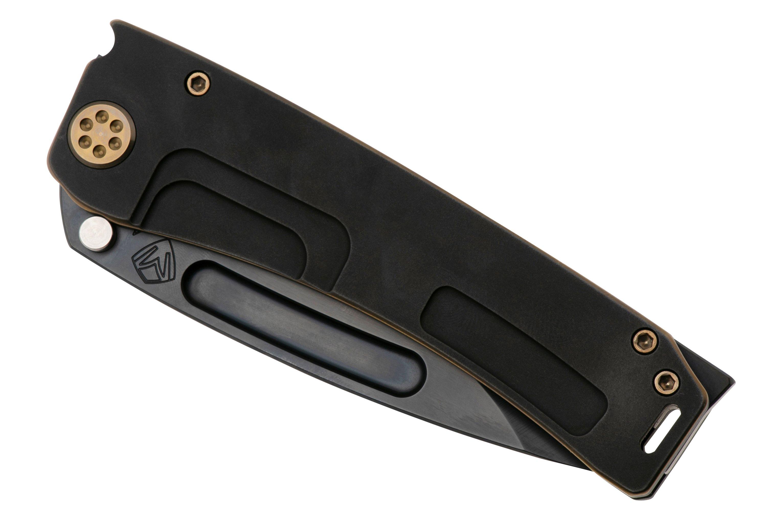 Medford Marauder H Black PVD CPM S45VN, Black PVD Bronze Titanium ...