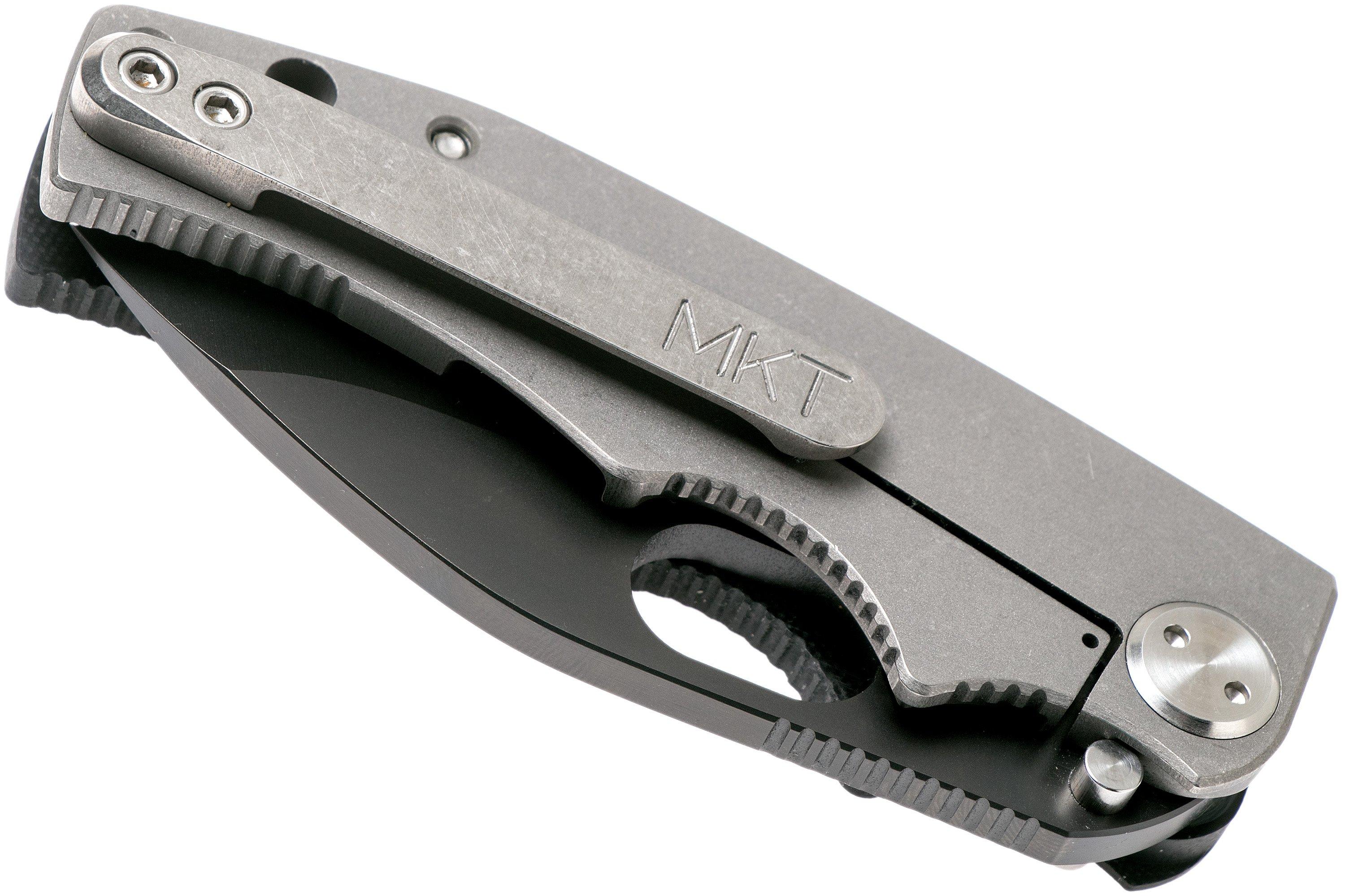 Medford 187 RMP Black G10, PVD Black D2, pocket knife | Advantageously ...