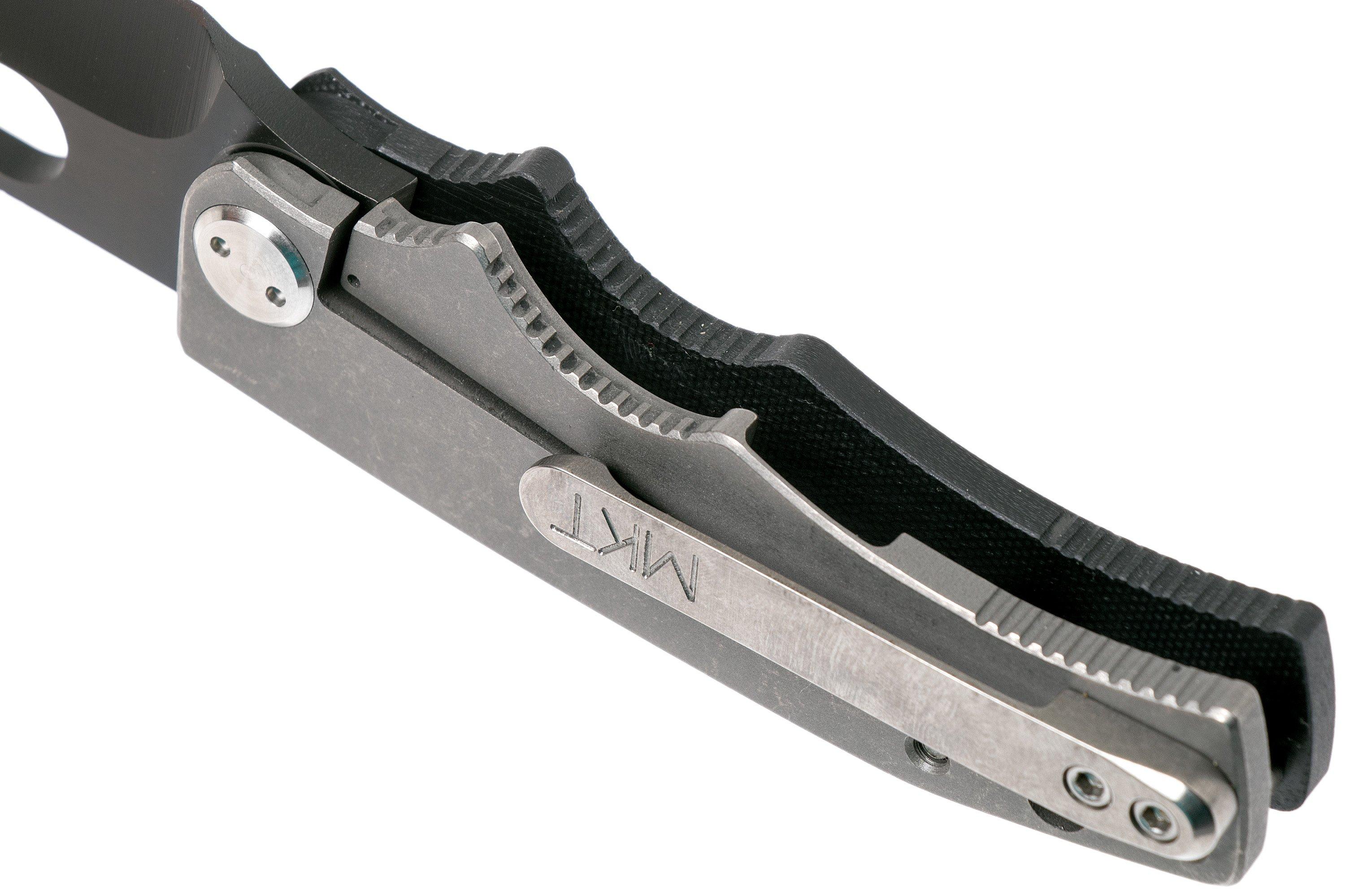 Medford 187 RMP Black G10, PVD Black D2, pocket knife | Advantageously ...