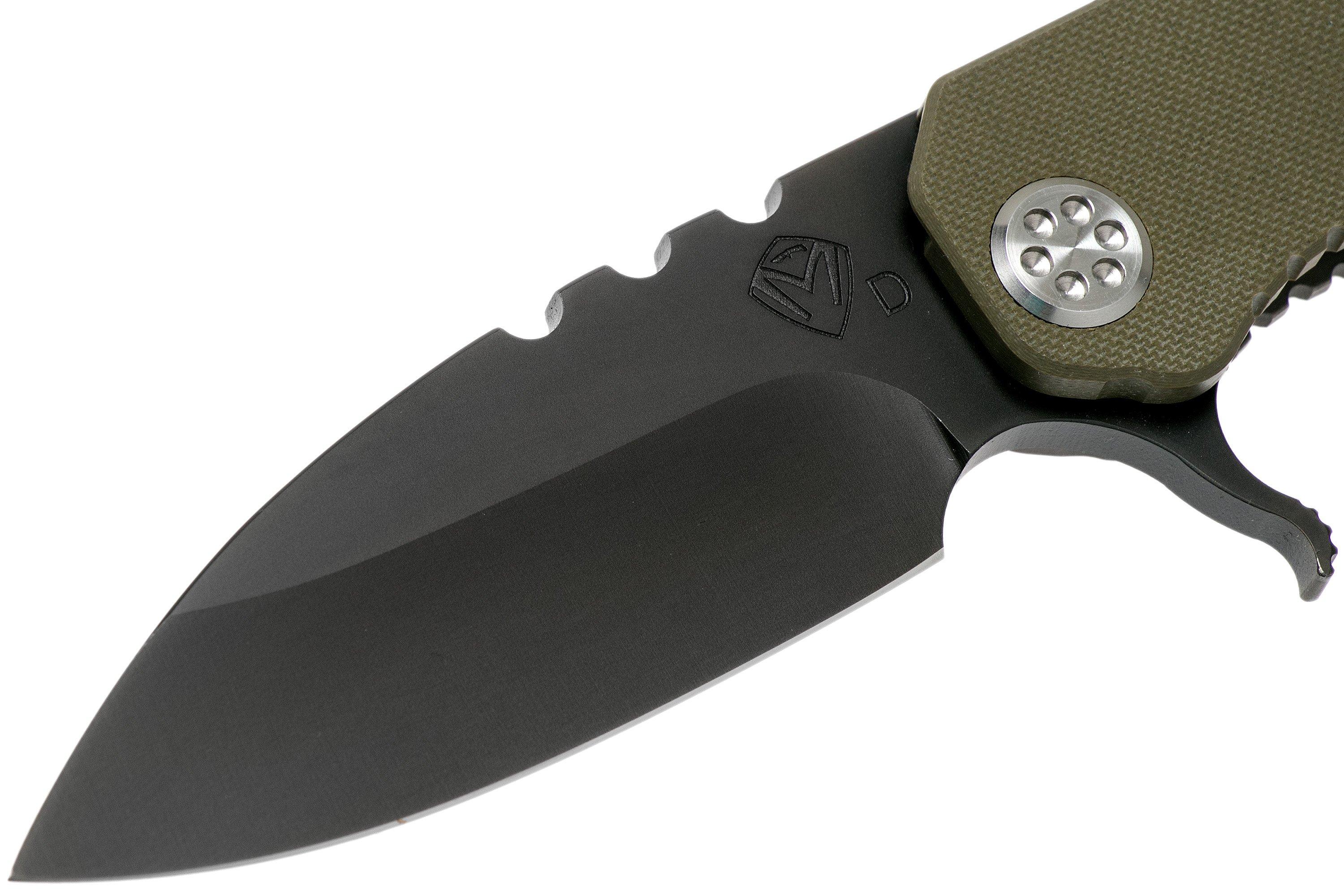 Medford 187F OD-Green G10, PVD Black D2, zakmes | Voordelig kopen bij ...