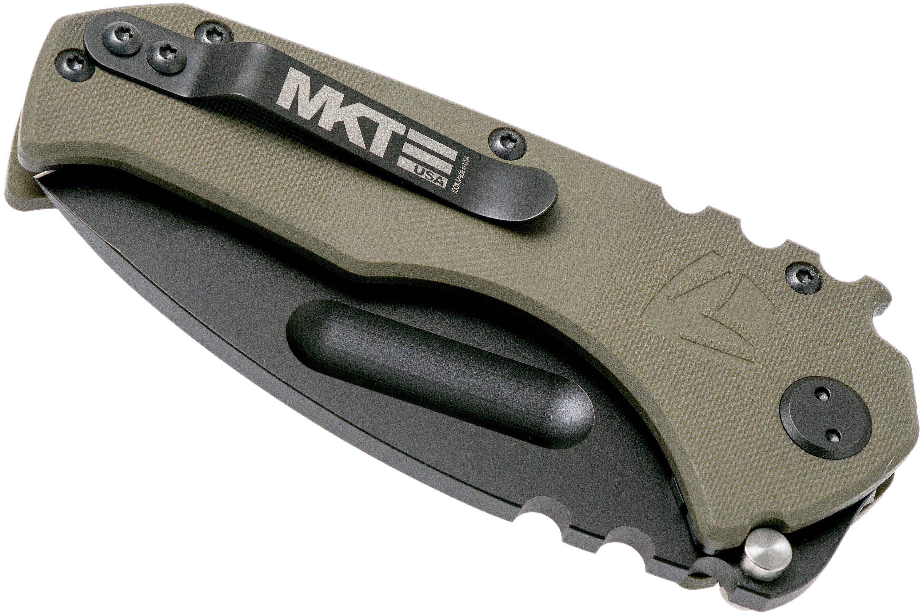 Medford Praetorian Scout Tanto D2 PVD, OD Green G10 pocket knife ...