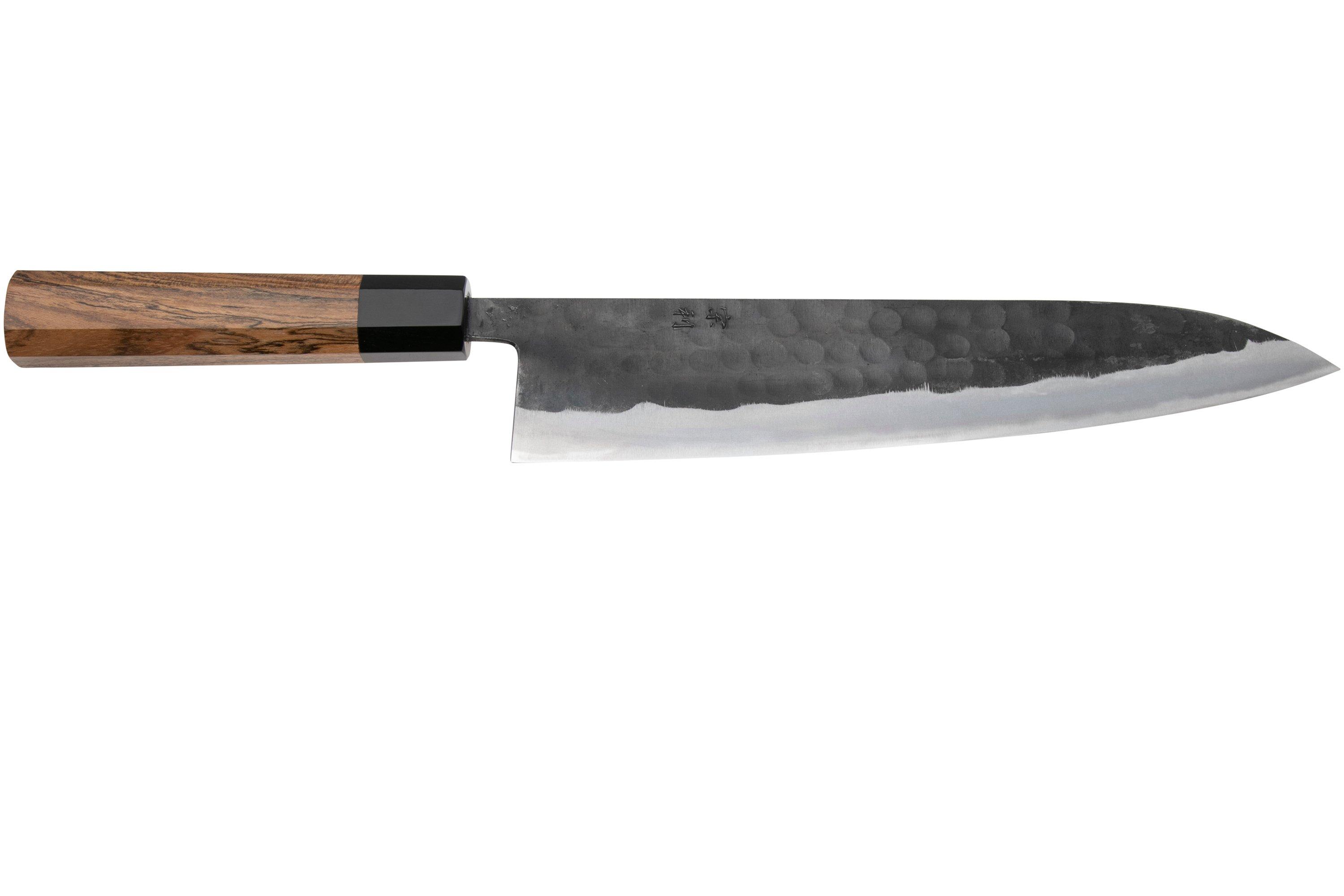Munetoshi Black Hammer-Tone Gyuto, chef's knife 24 cm | Advantageously ...