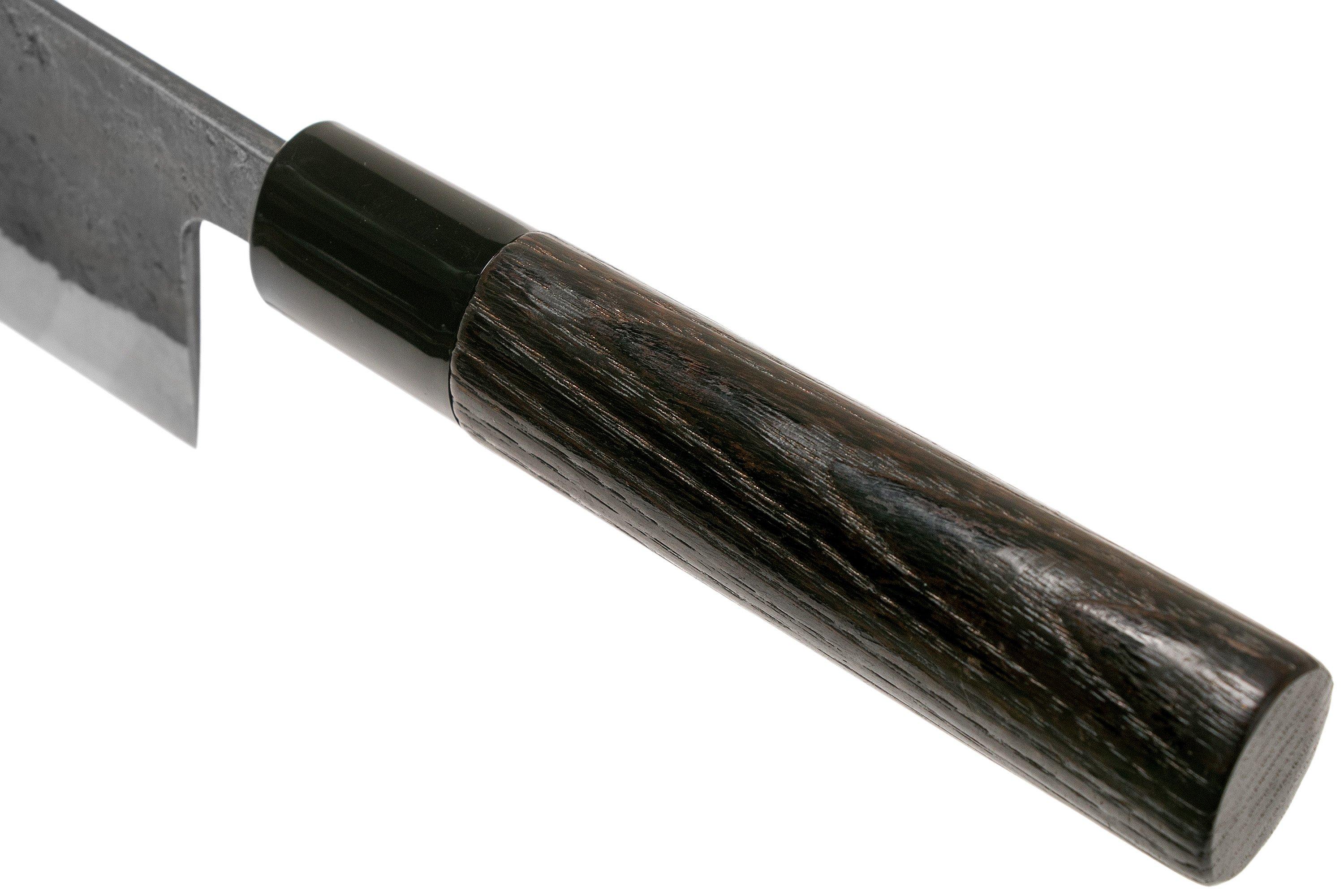 Munetoshi Nashiji Black Nakiri 16.5cm | Advantageously shopping at ...