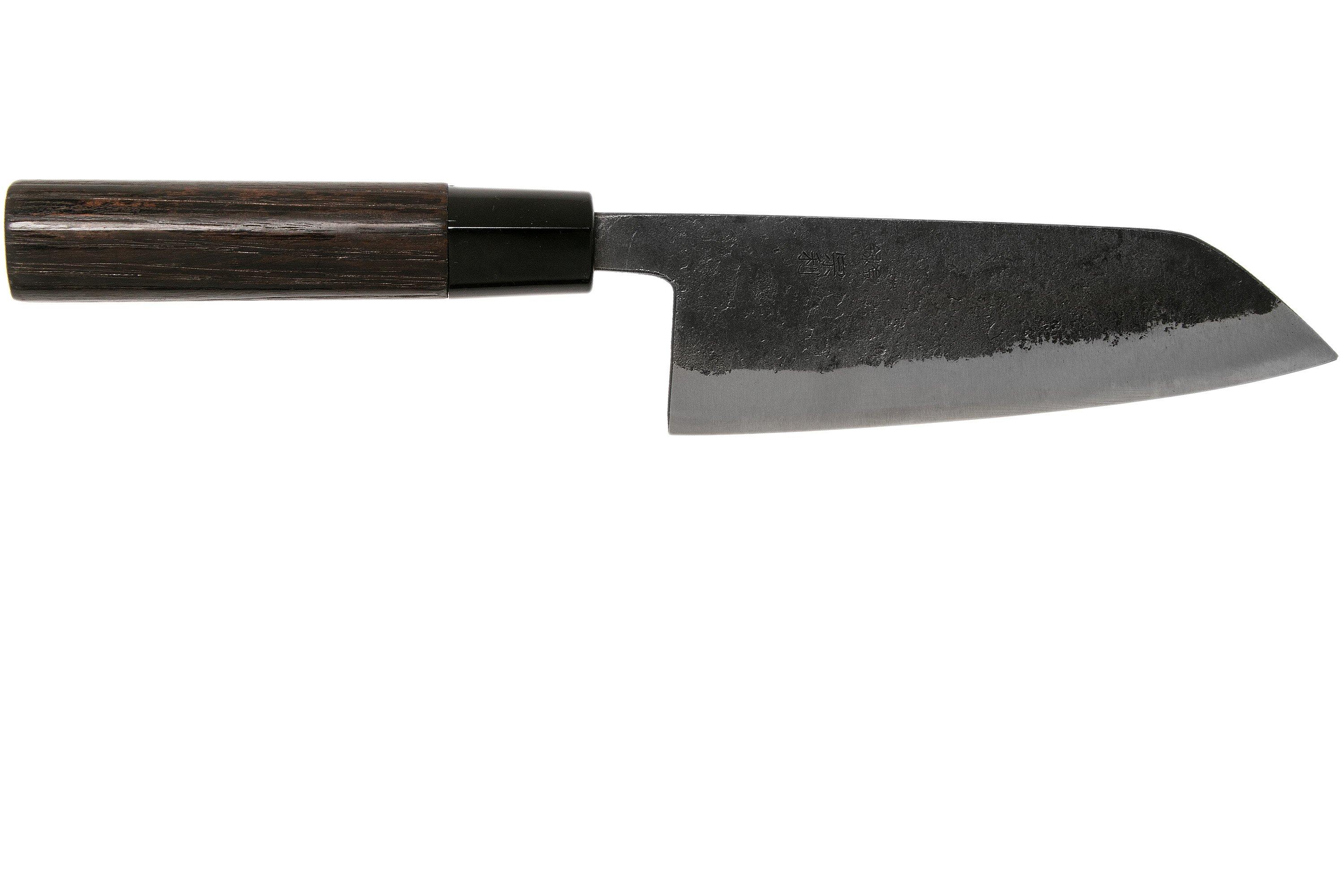 Munetoshi Nashiji Black Ko-Bunka chef's knife 13.5 cm | Advantageously ...