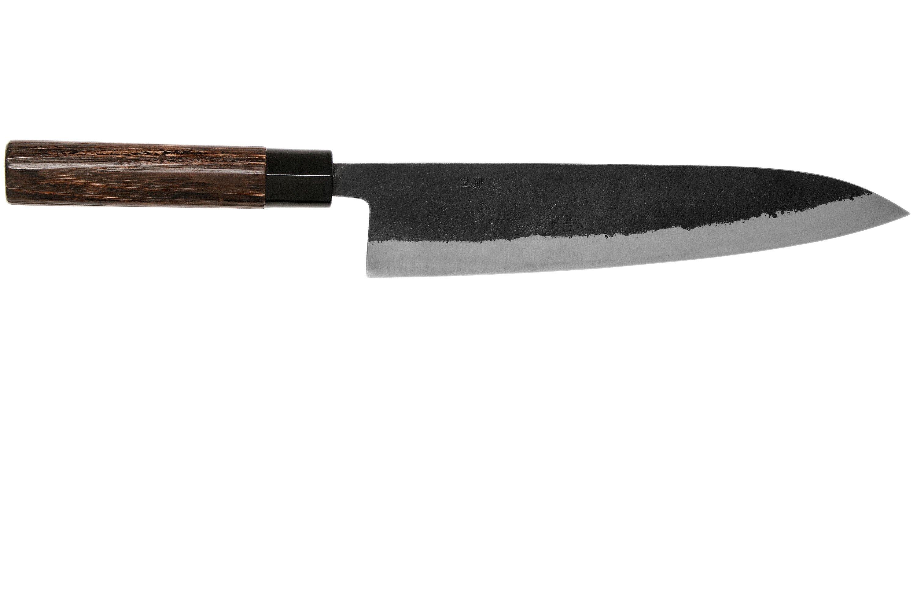 Munetoshi Nashiji Black Gyuto chef's knife 24 cm | Advantageously ...