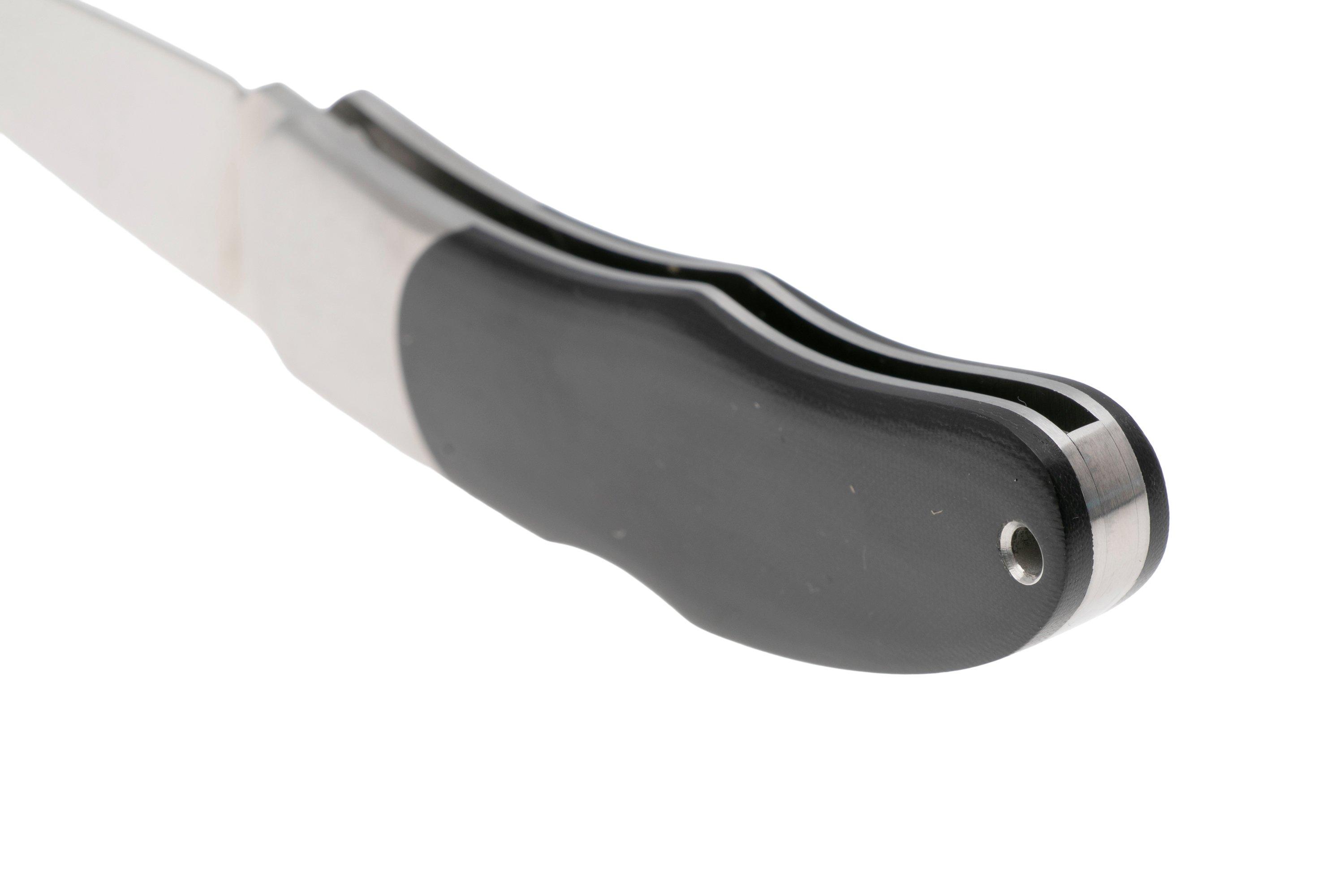 Moki Calliope Lockback 205ME Satin VG10, Black Micarta Pearl Inlay ...