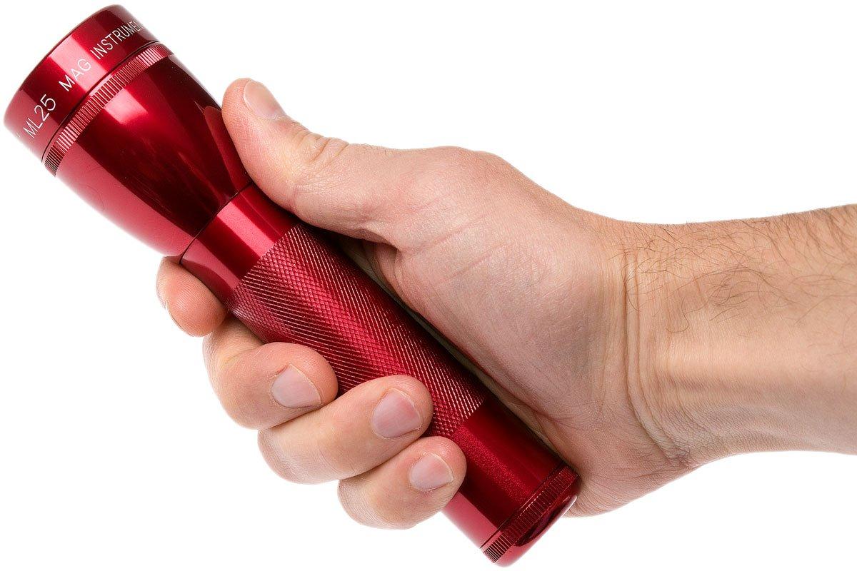 Maglite ML25LT MagLED torch 2-C cell, red | Advantageously shopping at ...