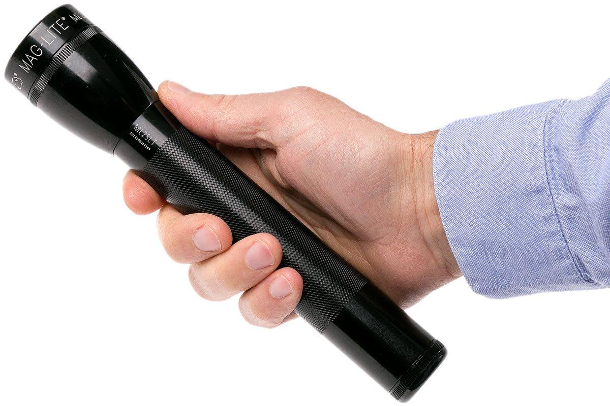 Maglite ML25LT MagLED torch 3 C cell black Advantageously shopping at Knivesandtools.ie