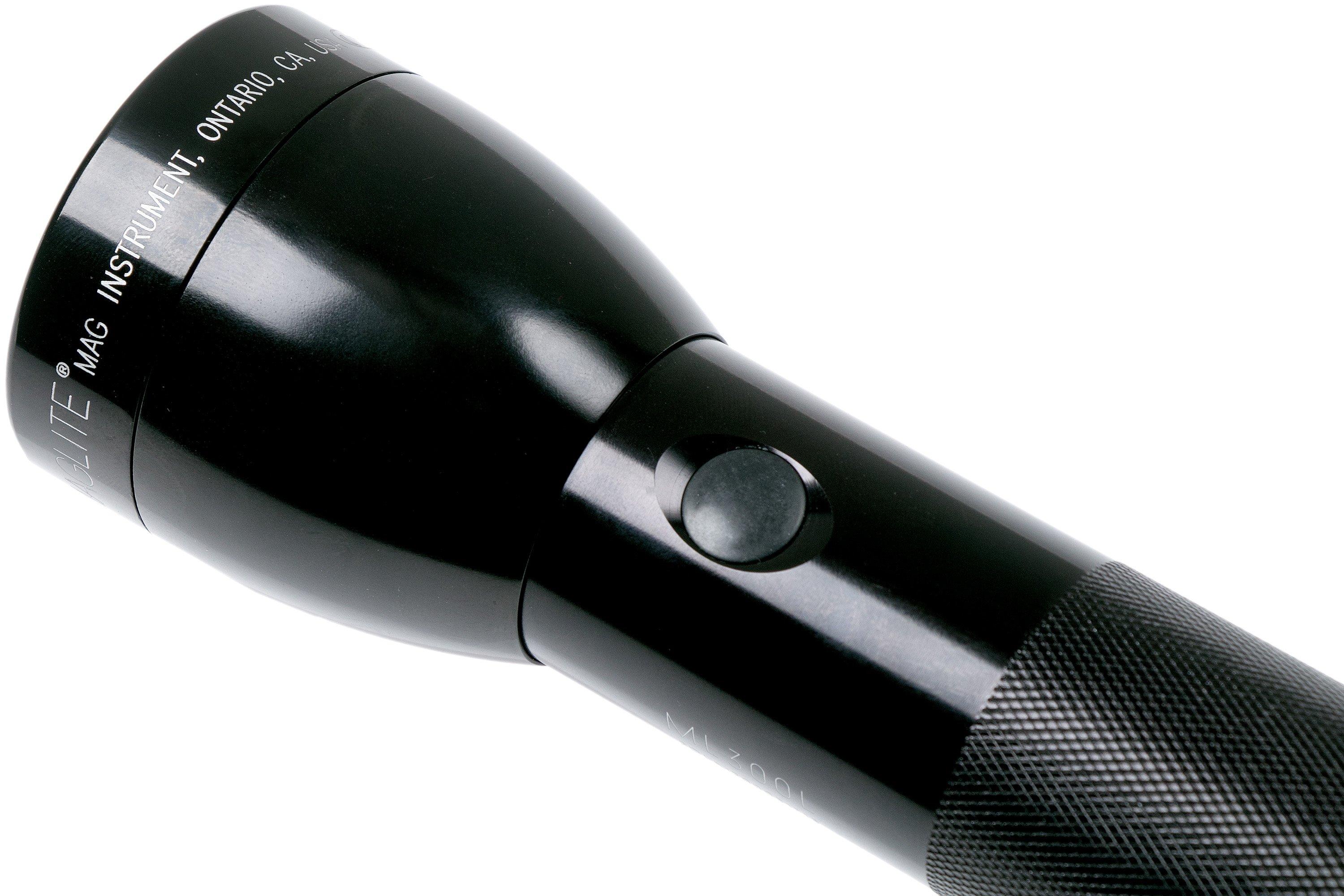 Maglite ML300L MagLed flashlight 2-D cell, black | Advantageously ...