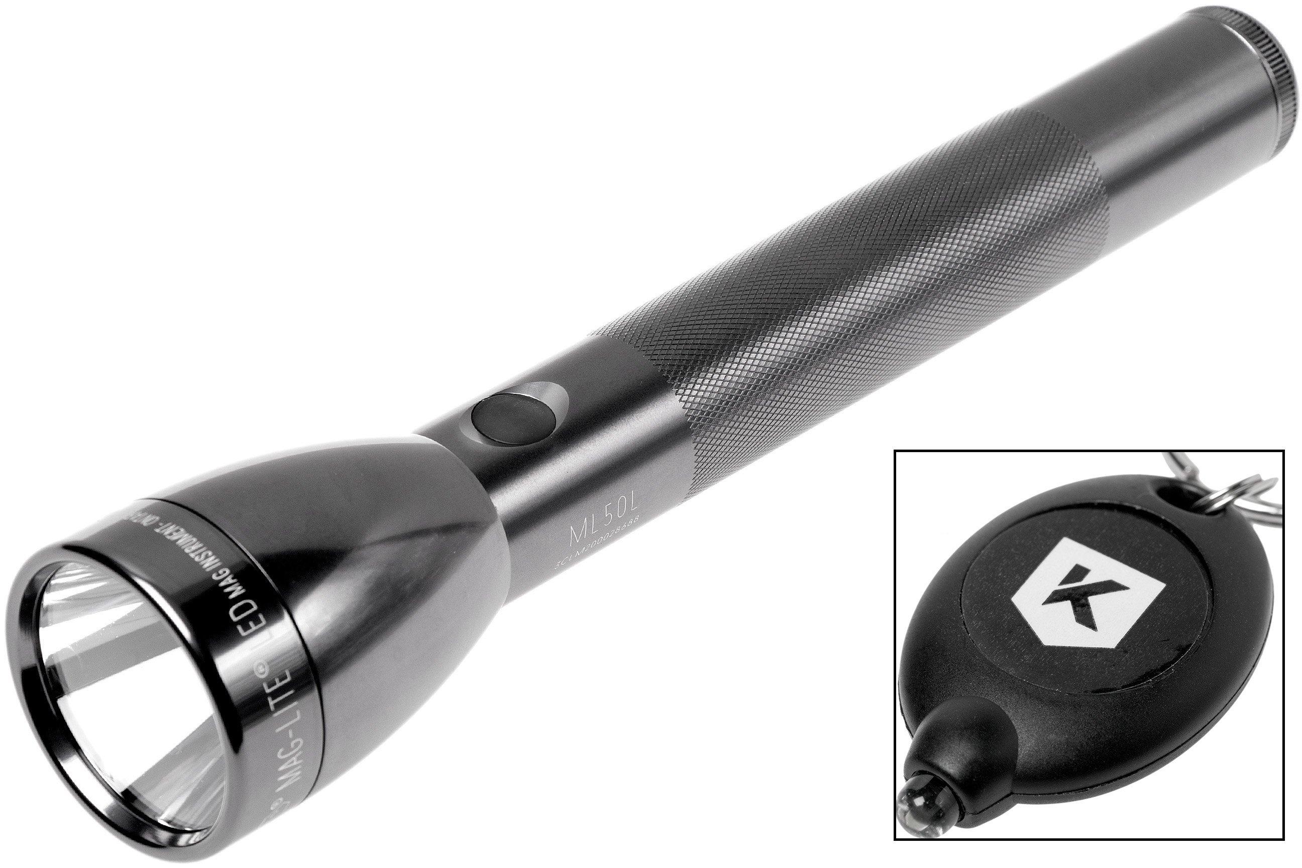 Maglite ML50L MagLED torch 3-C cell, gray | Advantageously shopping at ...