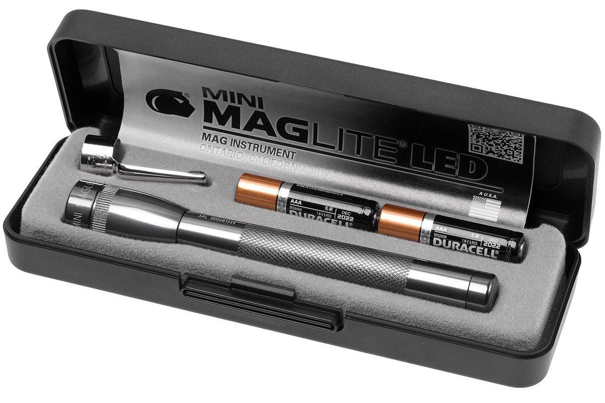 Maglite Mini LED 2x AAA Grey | Advantageously shopping at Knivesandtools.dk