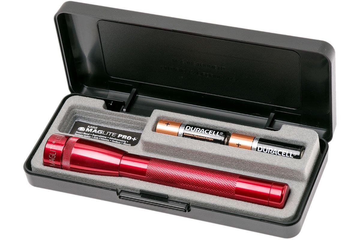 Maglite Mini PRO+ LED 2x AA red, torch | Advantageously shopping at ...