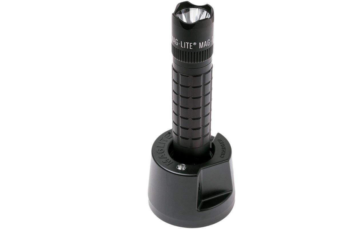 Maglite MAG-TAC LED R rechargeable LED-torch, crowned bezel black ...