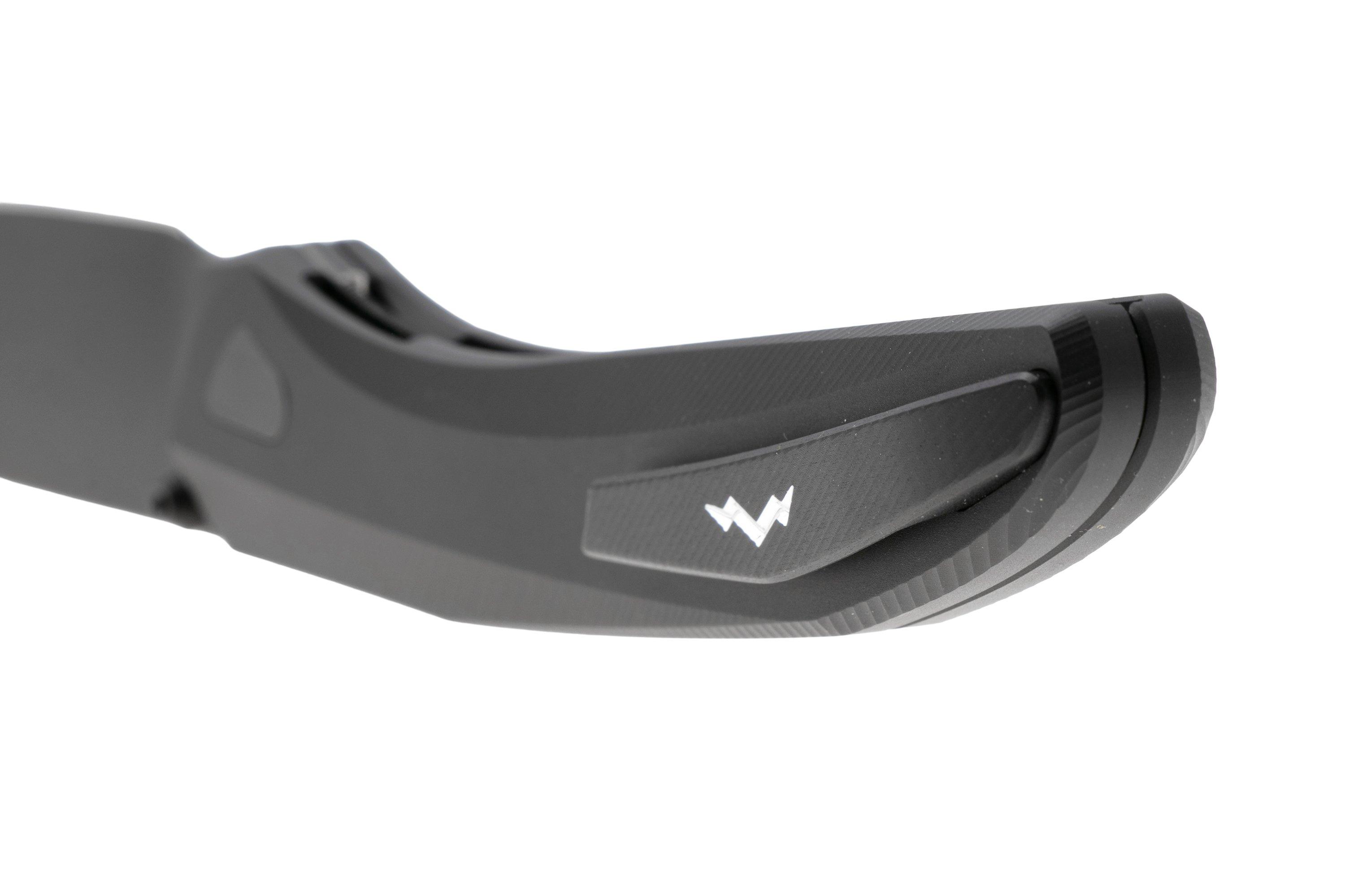 MKM Detonario DT-ABKB Black PVD Böhler M390, Black Aluminium, navalha ...