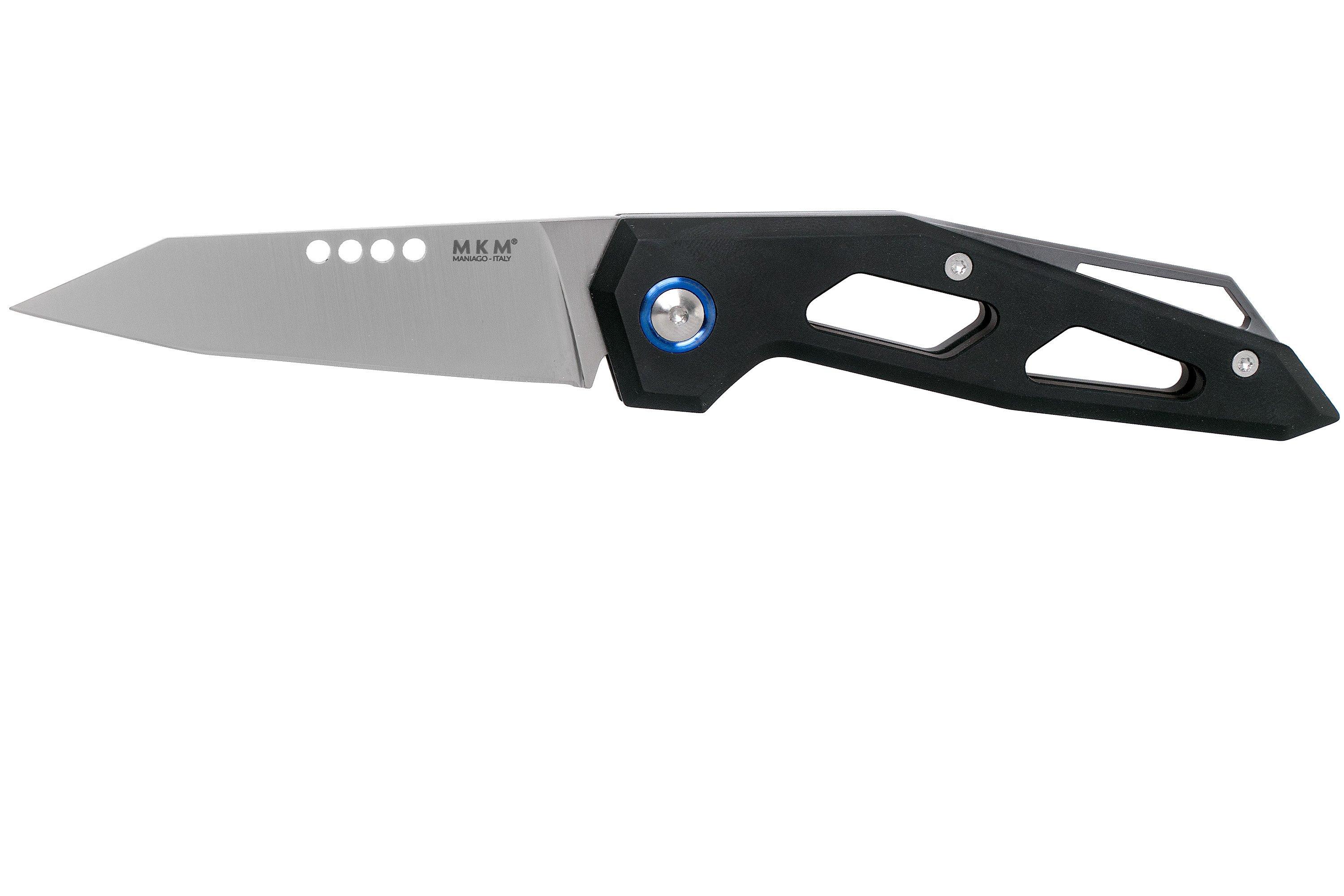 MKM Edge EG-ABK Black Aluminum pocket knife, Graciut design ...