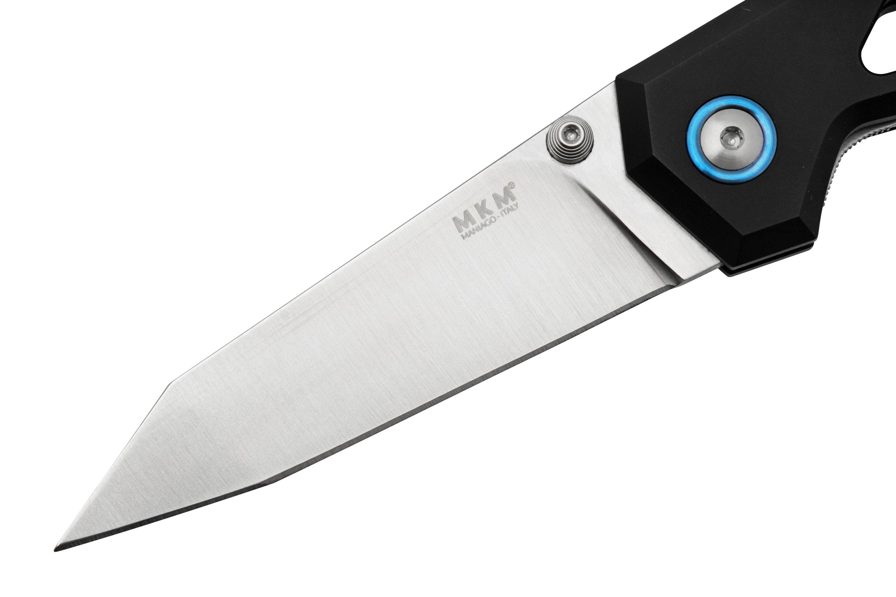 MKM Edge Linerlock EGL-ABK Black Aluminum pocket knife, Graciut design ...