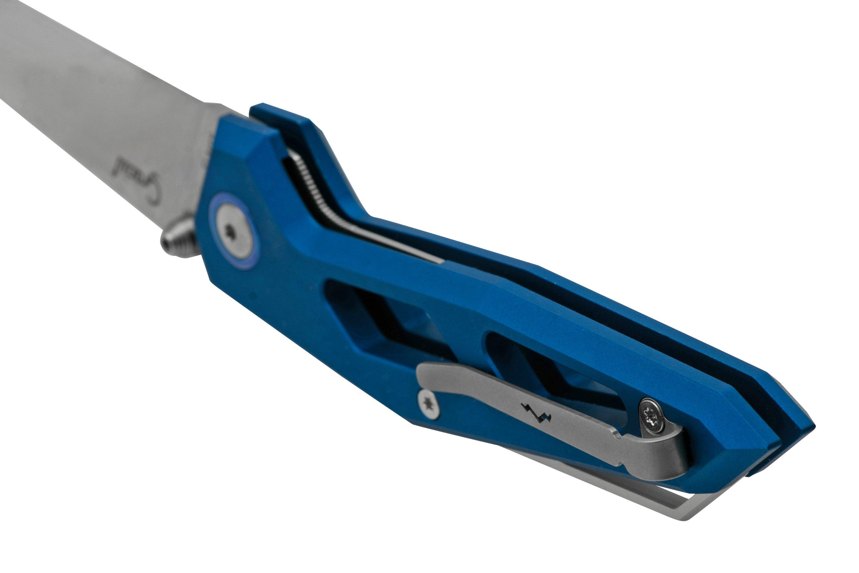 MKM Edge Linerlock EGL-ABL Blue Aluminum pocket knife, Graciut design ...