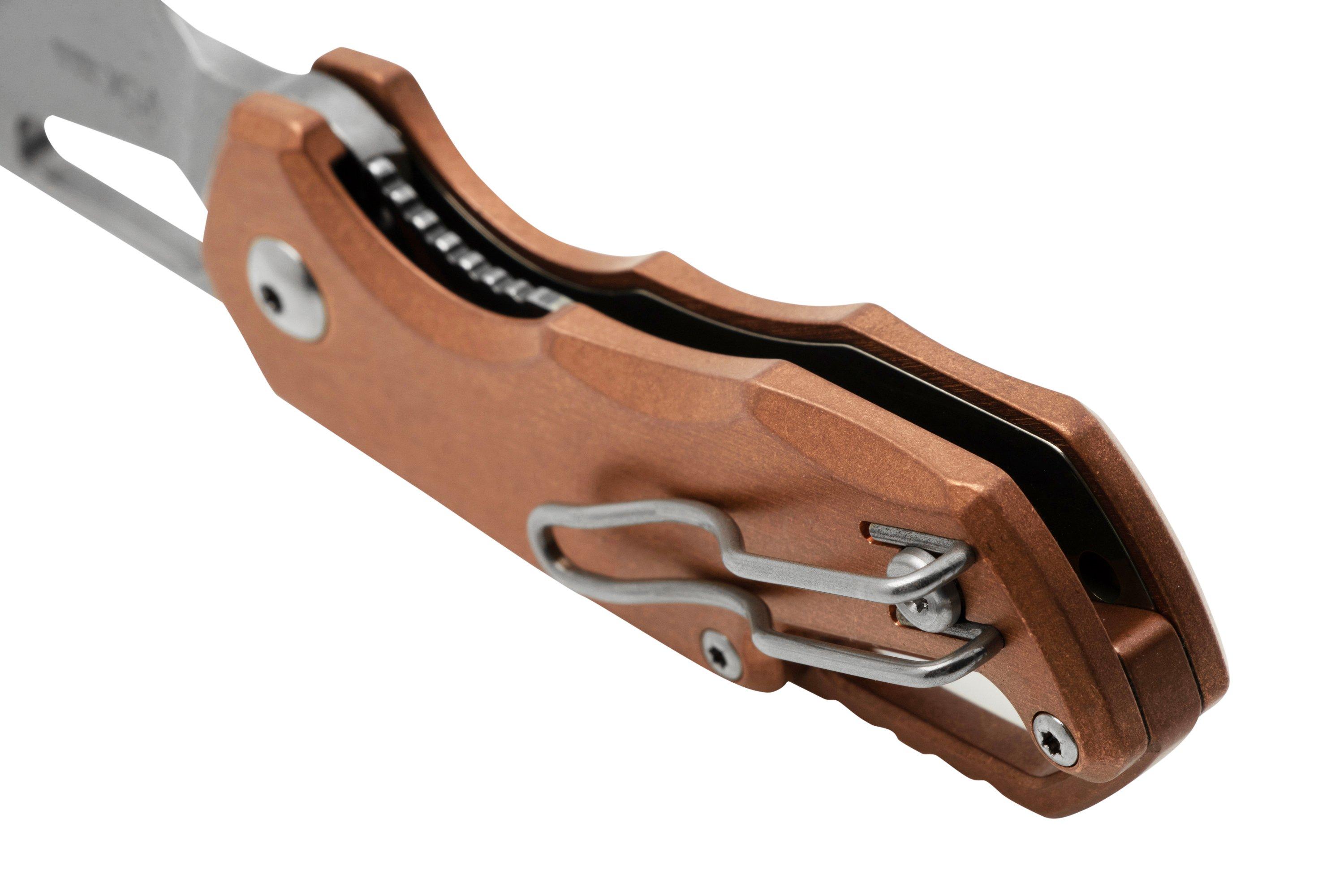 MKM Isonzo FX03-2CO Cleaver Stonewashed, Copper navalha, Jesper Voxnaes ...
