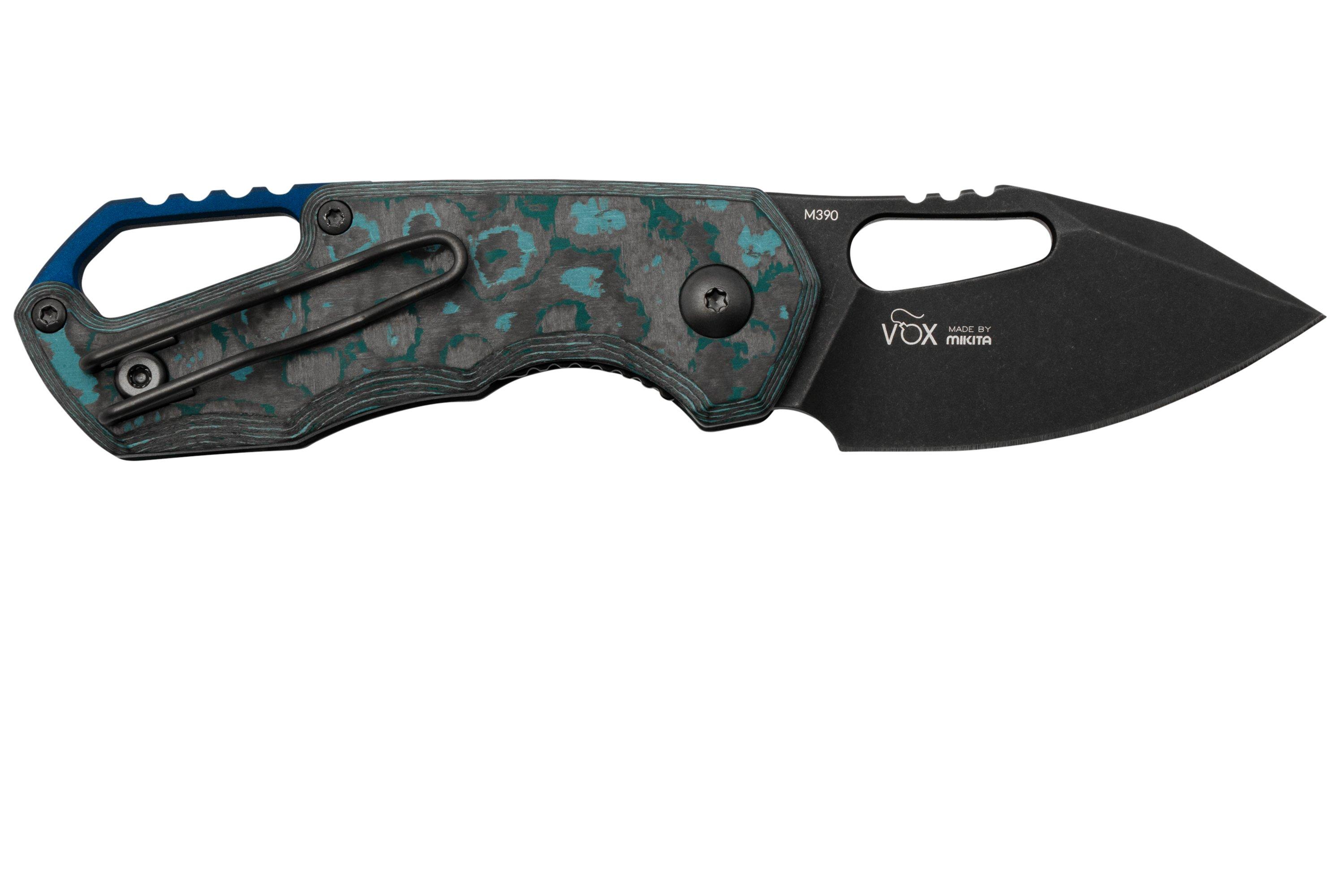 MKM Isonzo FX03-3CAD Clip Point Dark Stonewashed, Arctic Storm Carbon ...