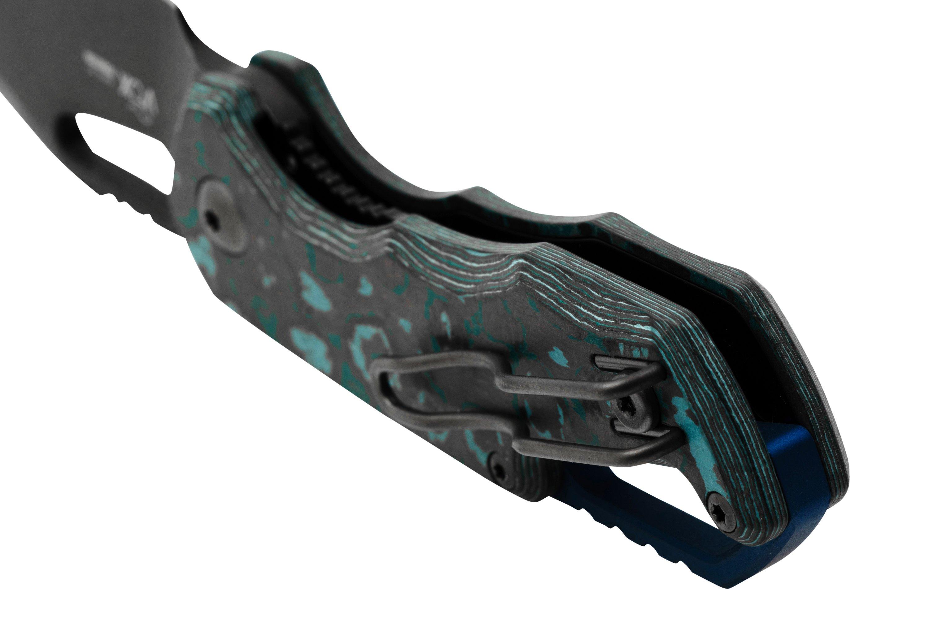 MKM Isonzo FX03-3CAD Clip Point Dark Stonewashed, Arctic Storm Carbon ...