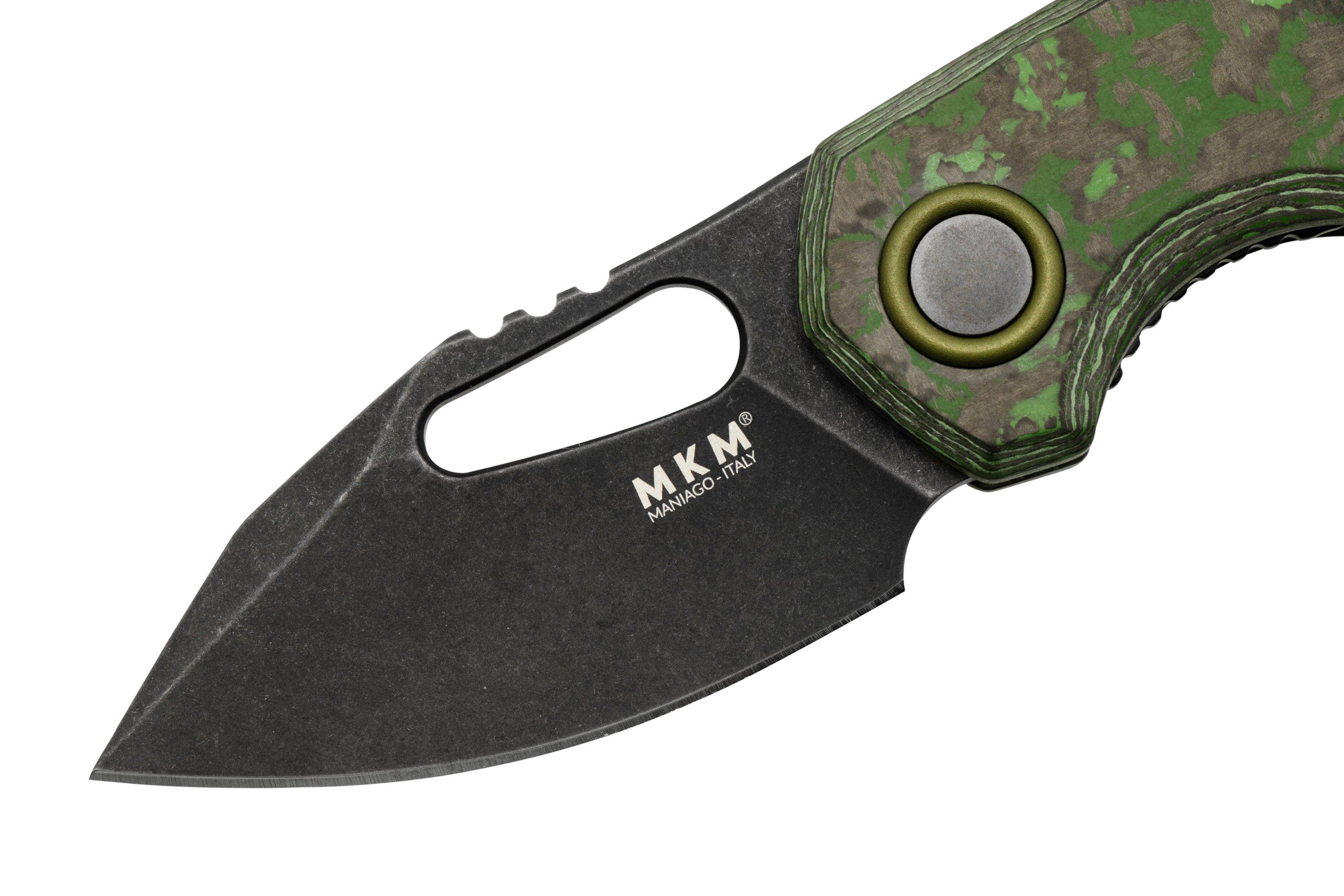 MKM Isonzo FX03-3CJD Clip Point Dark Stonewashed, Jungle Wear Carbon ...